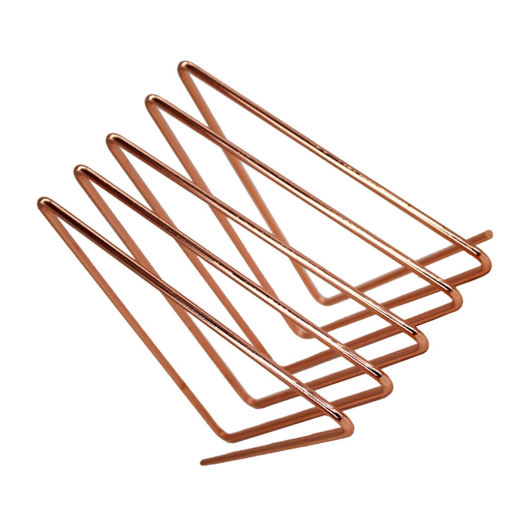 OUNONA Iron Book Shelf Storage Rack Bookends Bookcase Desk Topper Child ...