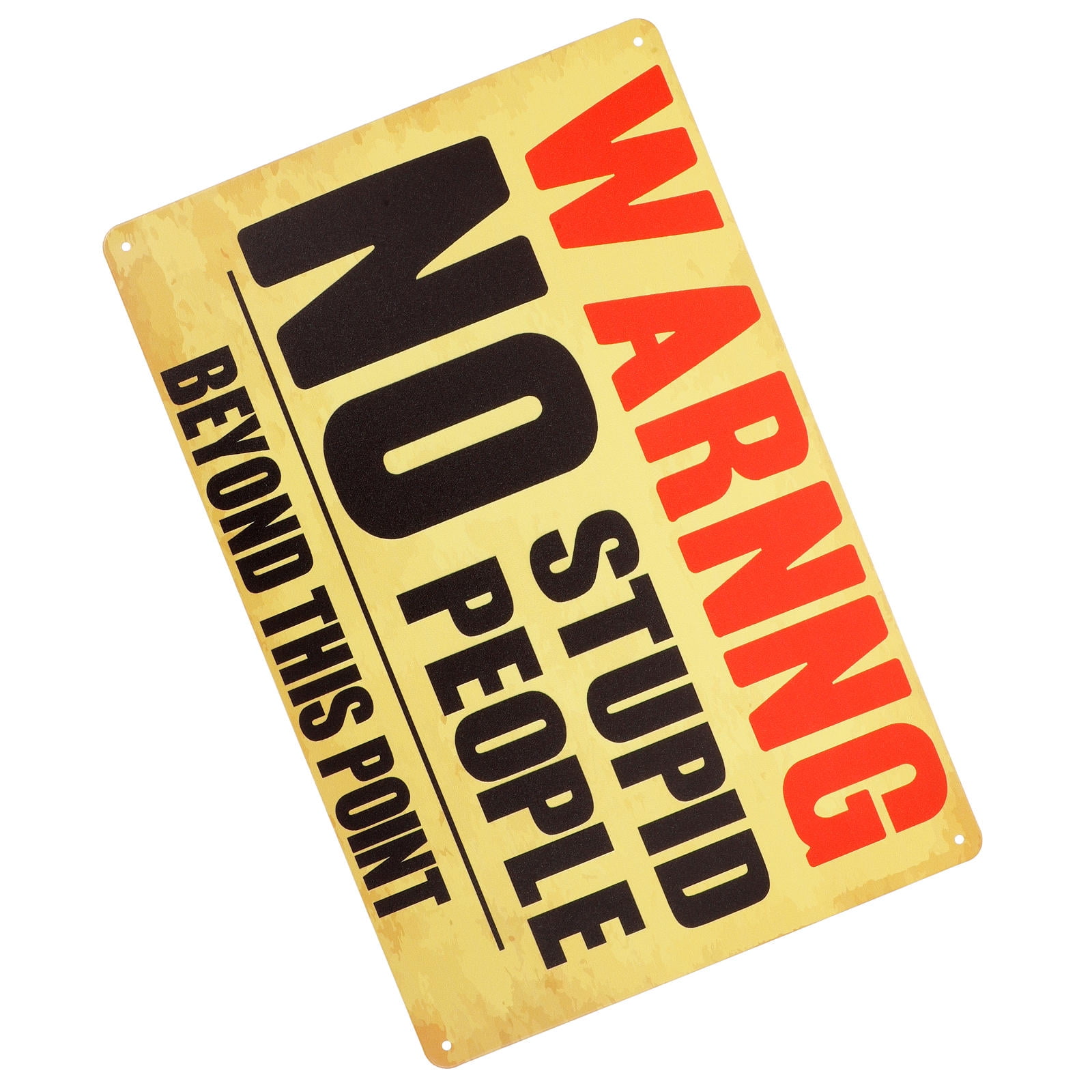 OUNONA Iron Plate Sign Private Place Caution Signs for Bedroom ...
