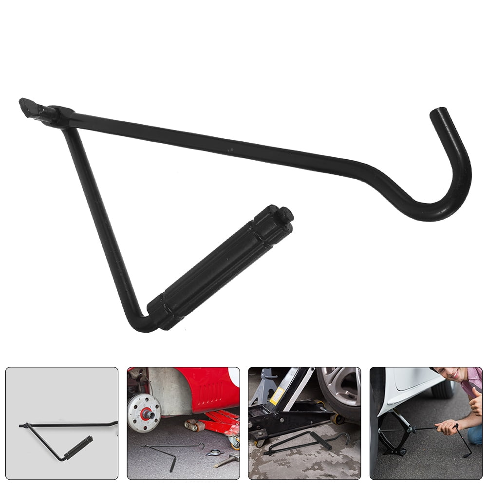 OUNONA Jack Crank Handle Tire Lifting Crank Handle Folding Lifting ...