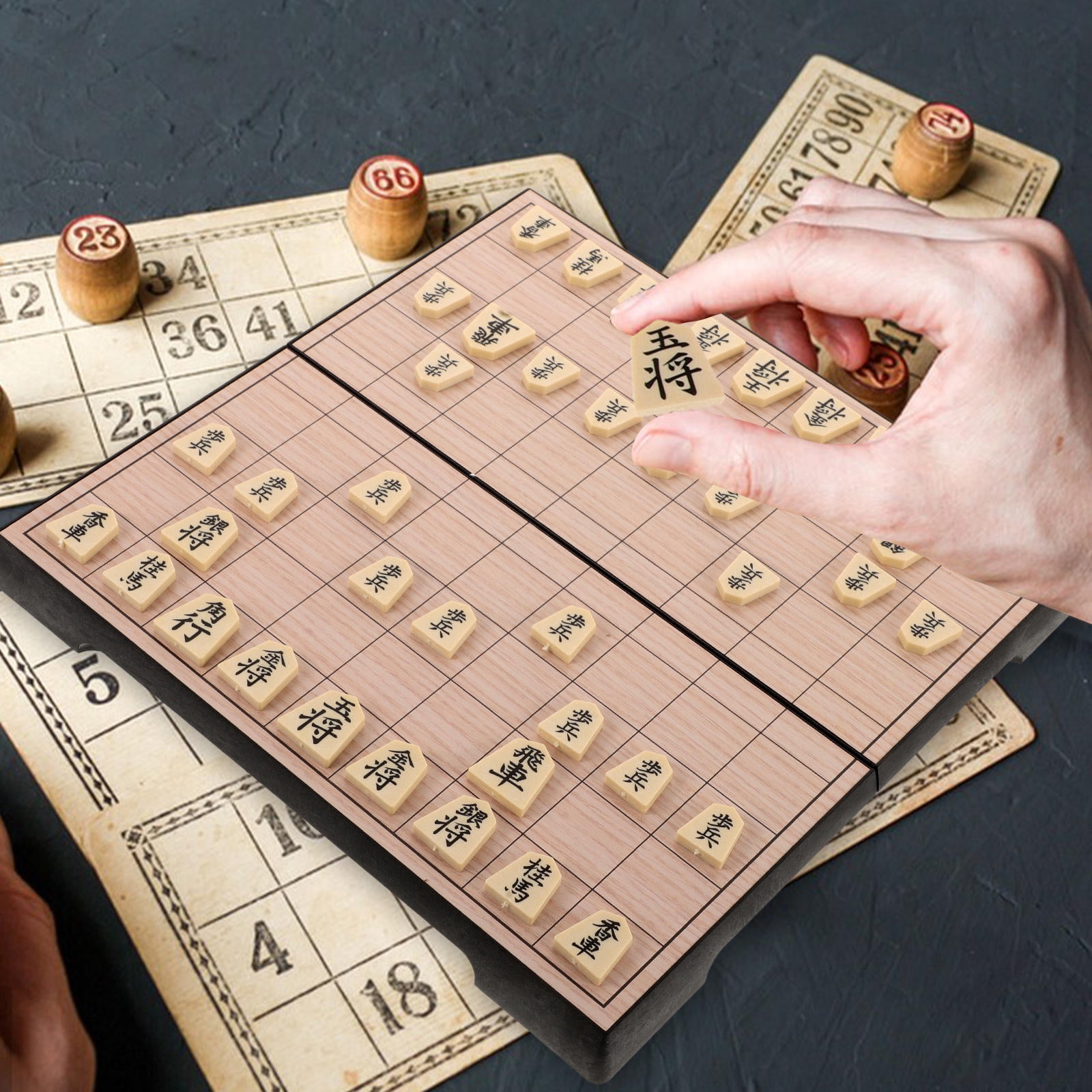 OUNONA Japanese Chess Classical Game Set Chinese Xiangqi Portable ...