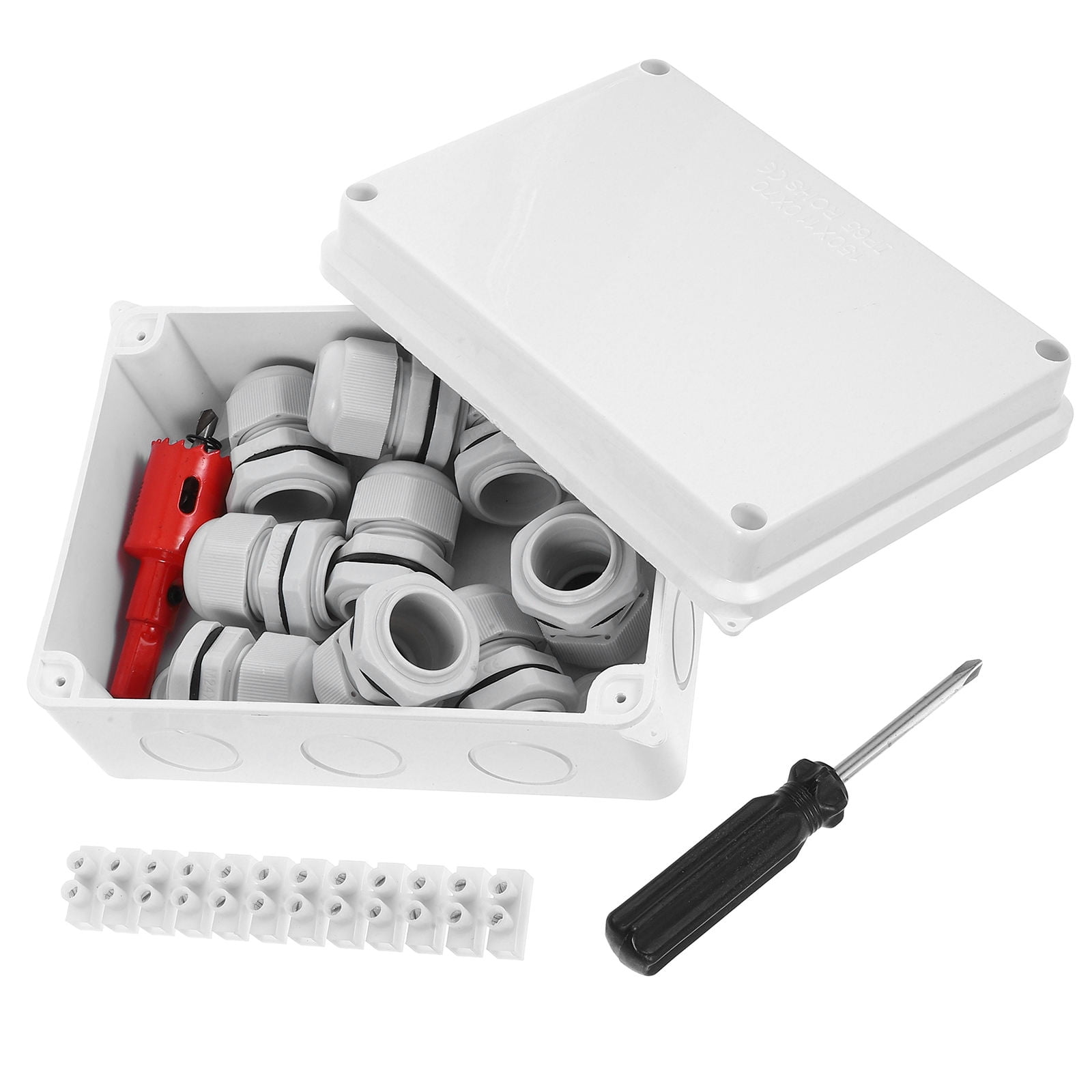 OUNONA Junction Box Wiring Connection Box Electrical Distribution Box ...