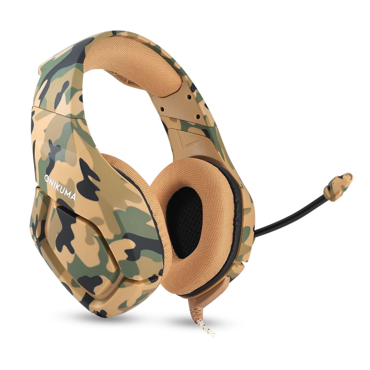 OUNONA K1-B Gaming Headset Wired Stereo Game Headphones Noise-canceling ...