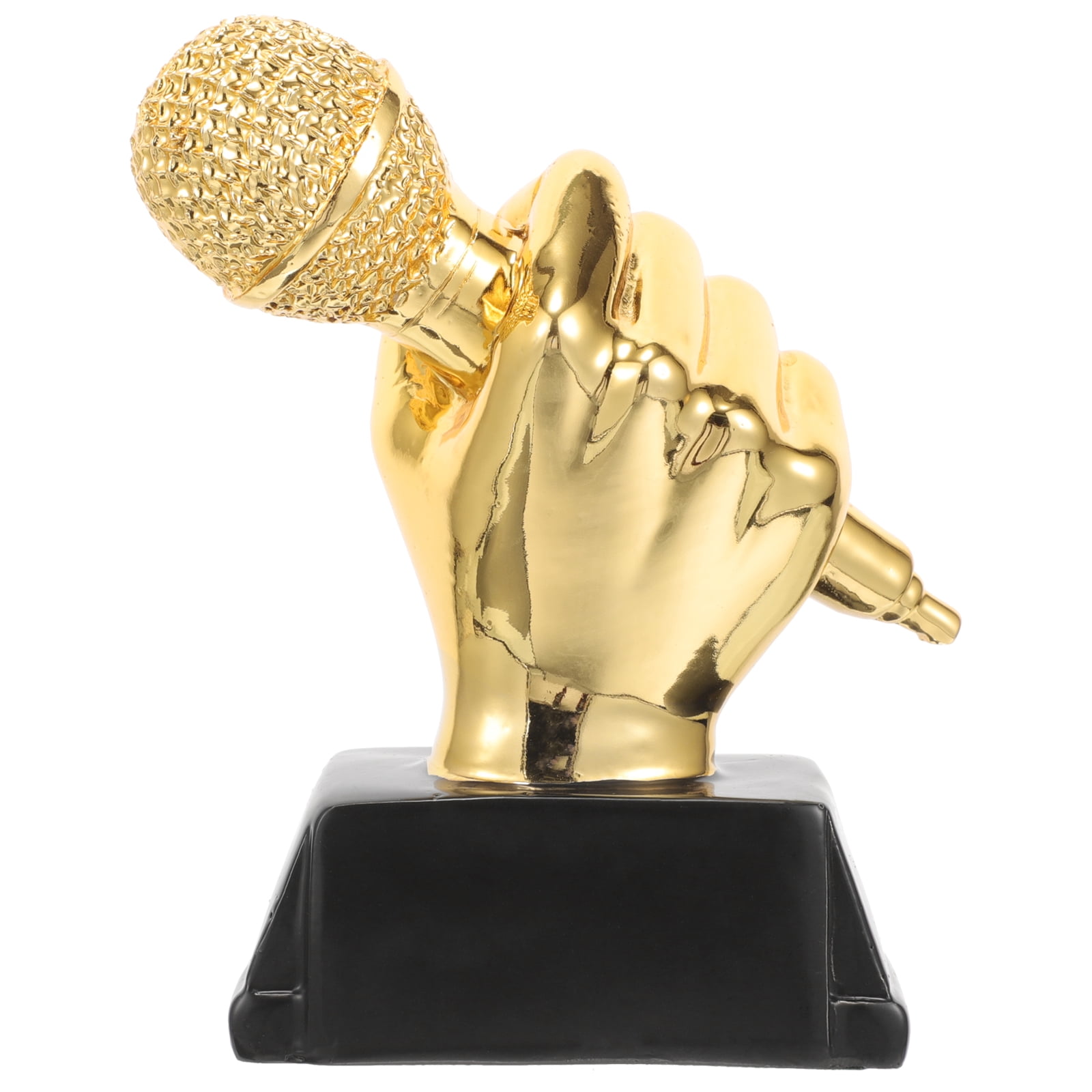 OUNONA Karaoke Trophy Microphone Trophy Student 13.50X11.00X5.00CM ...