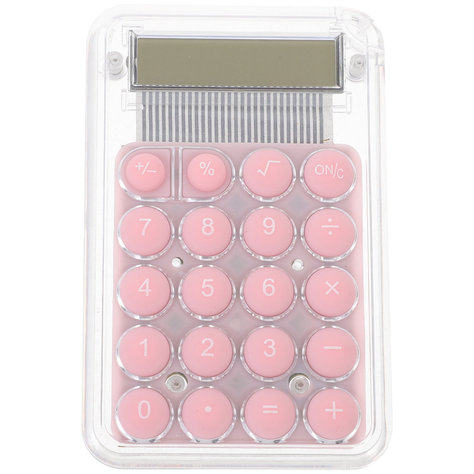 OUNONA Kawaii Calculator Small Calculator Handheld Pink Silicone 1Pack ...