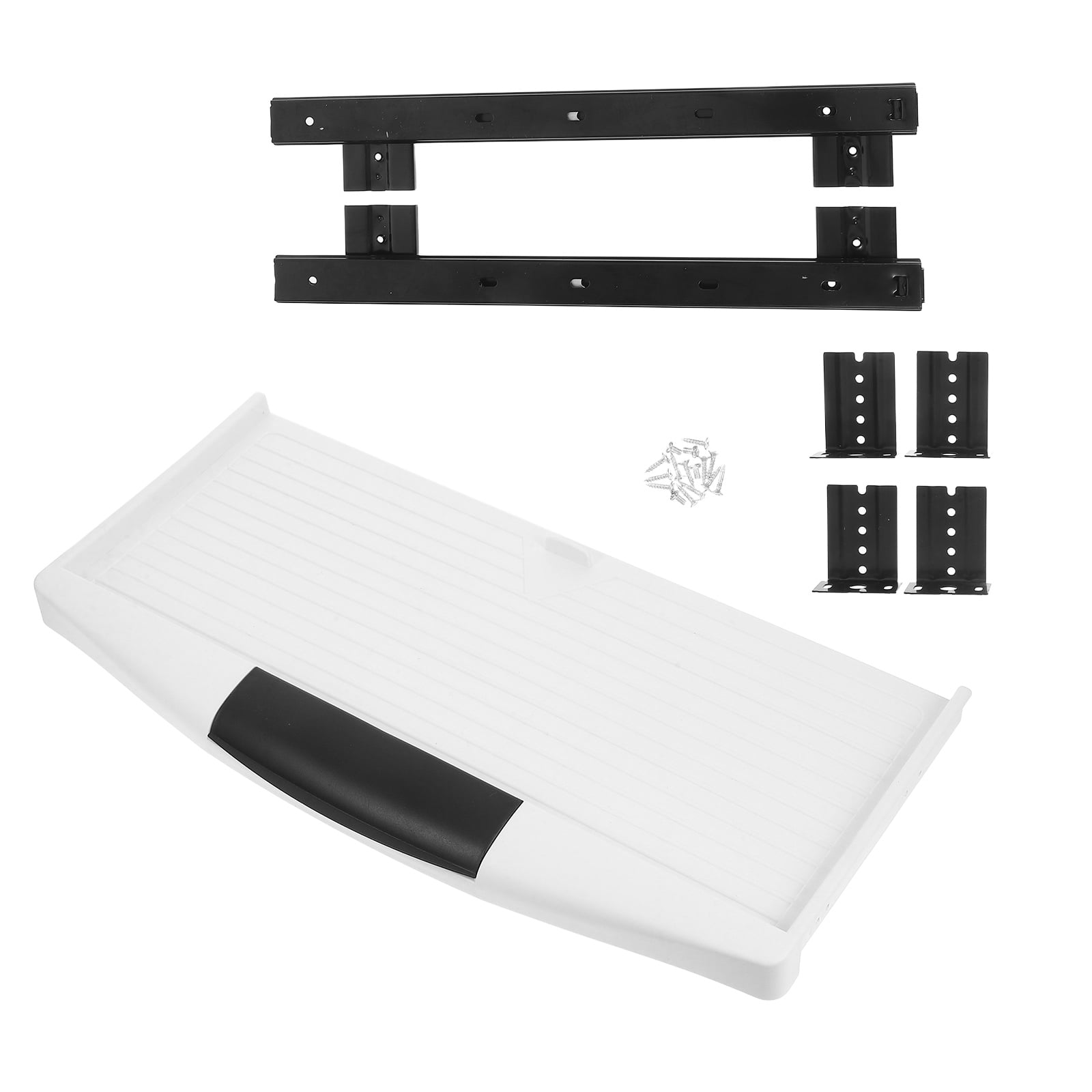 OUNONA Keyboard Tray Set Office Desk Plug Lamp Bracket Fixture Table ...