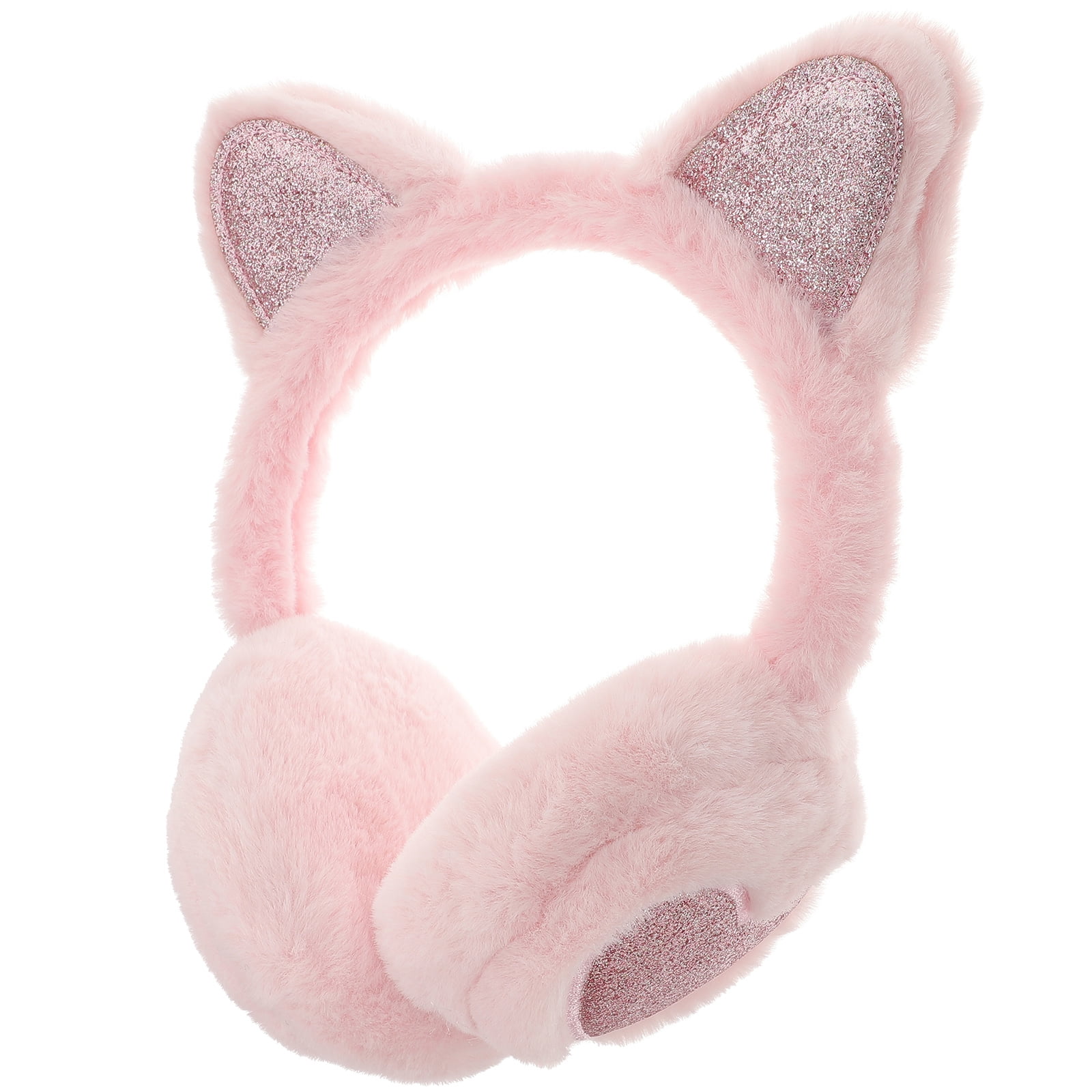 OUNONA Kids Cat Ear Earmuff Plush Ear Muff Winter Warm Earmuff Ear ...