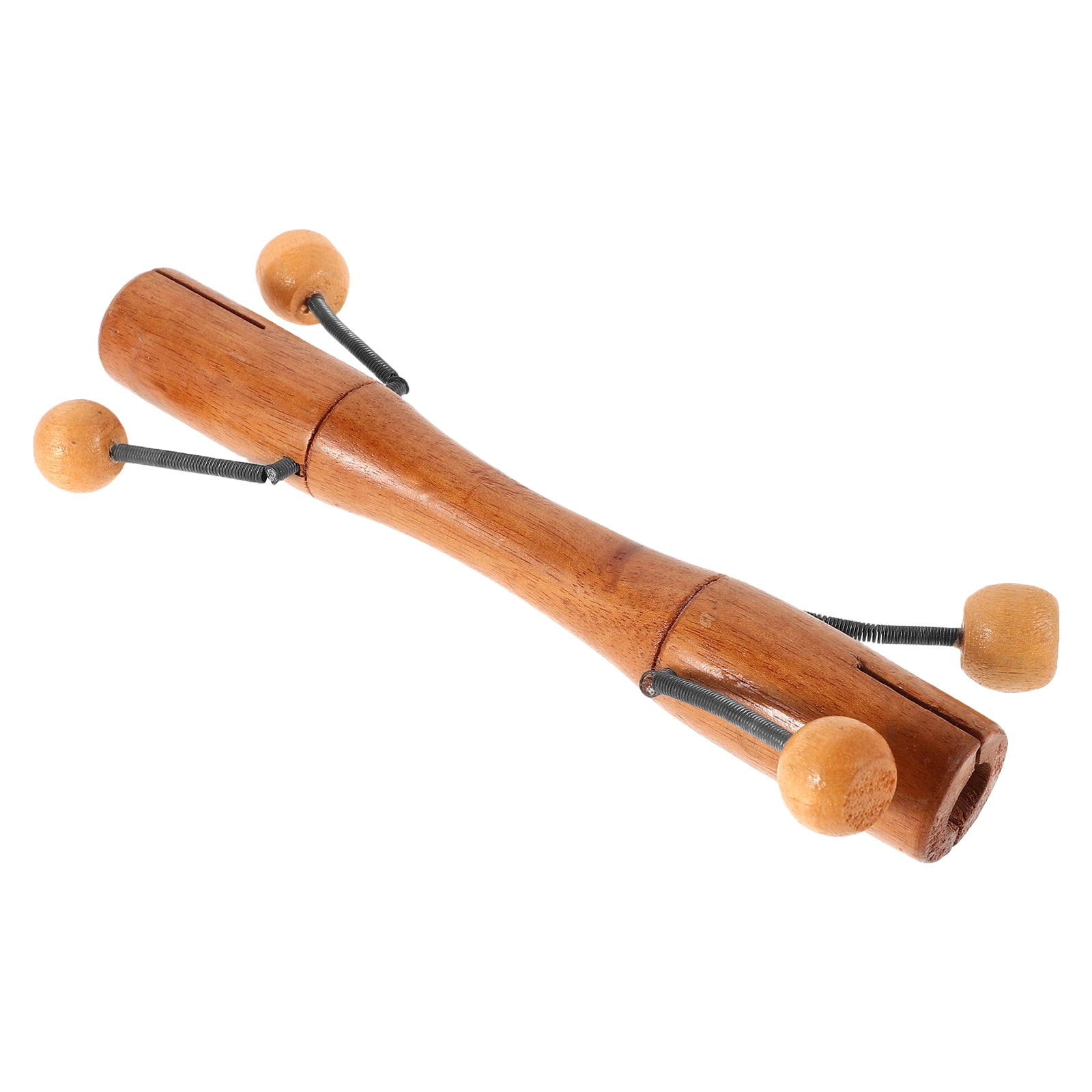 OUNONA Kids Musical Instrument Wooden Spring Drum Percussion Plaything ...