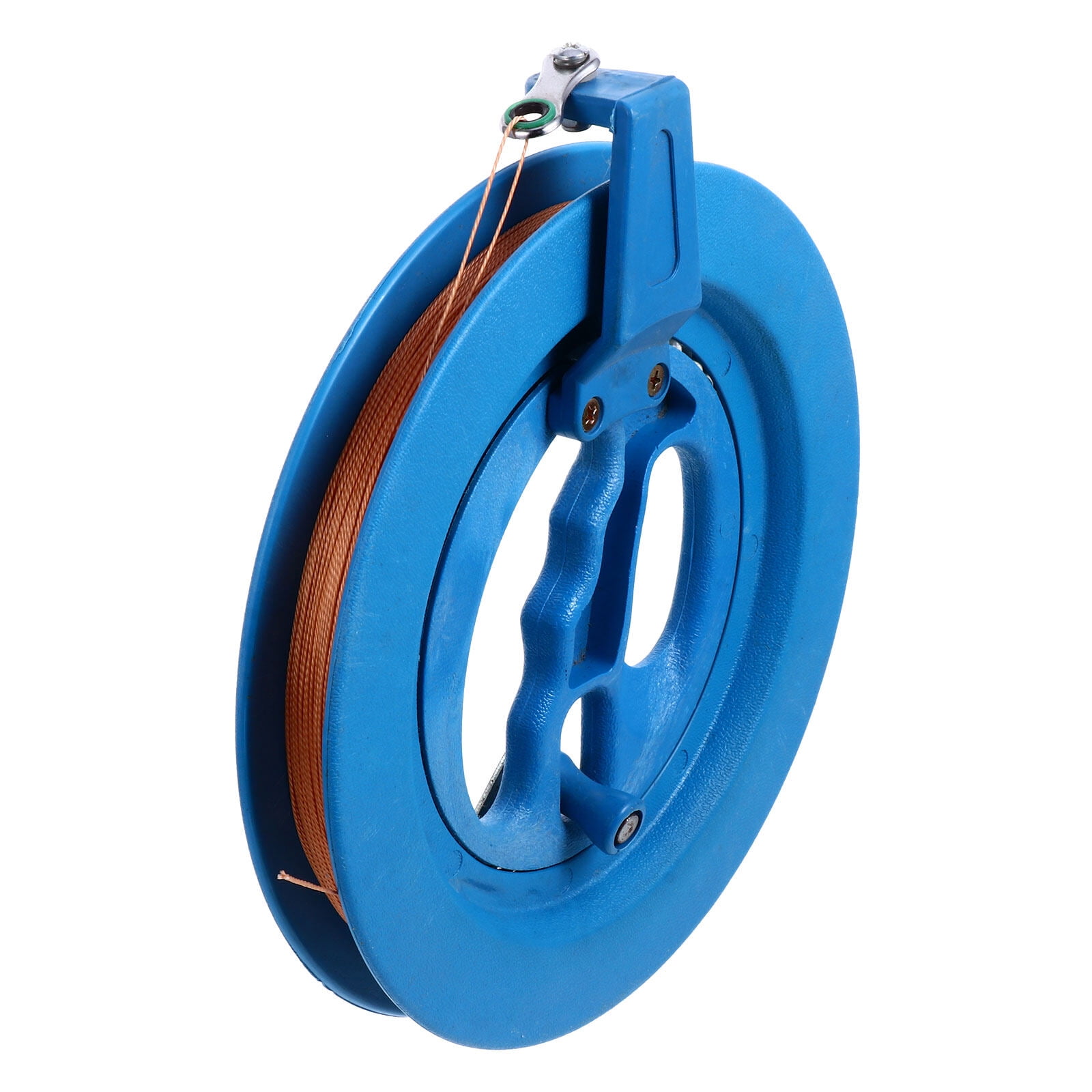 OUNONA Kite String Reel Hanger Wire Wheel Kite Line Reel 22X19.3CM Blue ...
