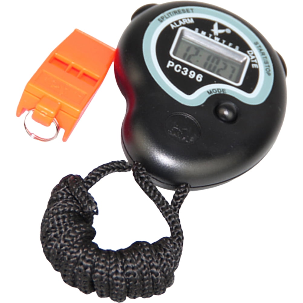 OUNONA LED Digital Watch Timer Whistle Electronic Stopwatch with Sound ...
