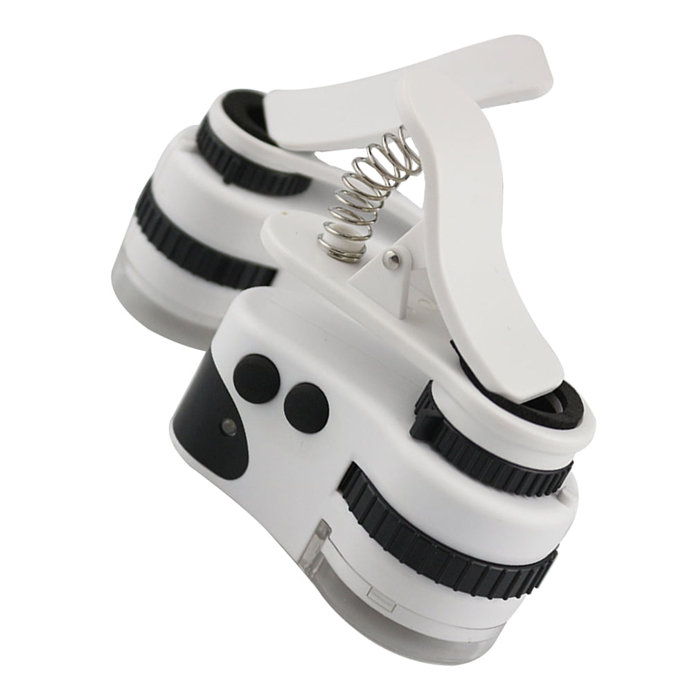 OUNONA LED Light Glass Scope Mobile Microscope Work White - Walmart.com