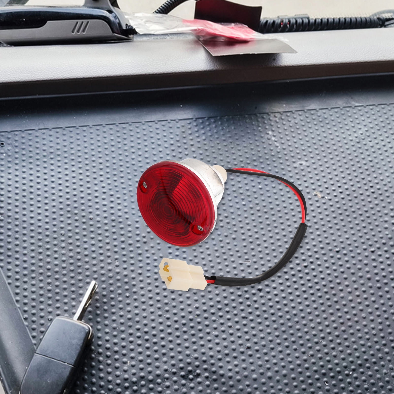 OUNONA LED Round Tail Light for Trucks Trailers and RVs Plastic ...