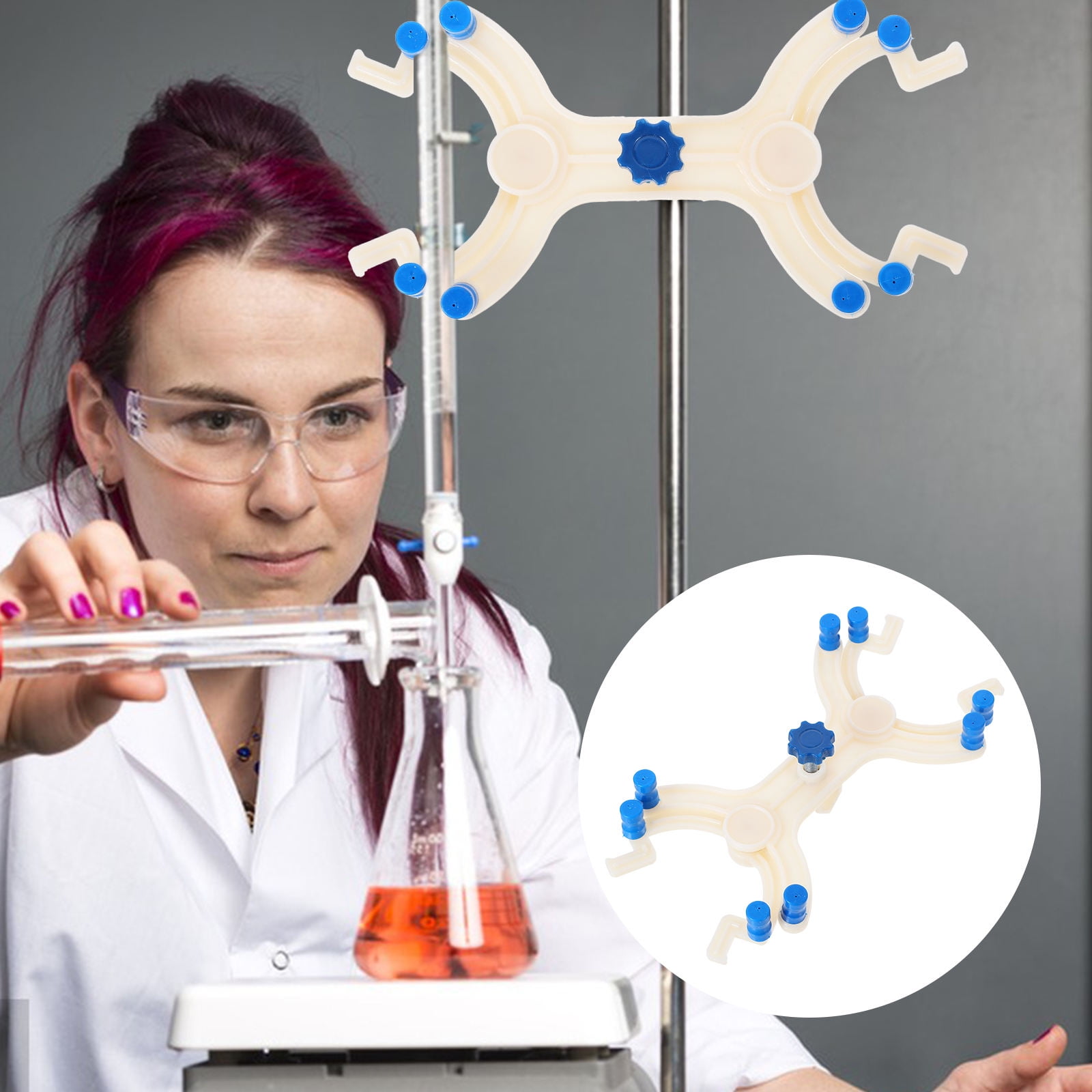 DRAFIDEEP Laboratory Clamp 1Pcs Plastic For Fixing And Preventing ...