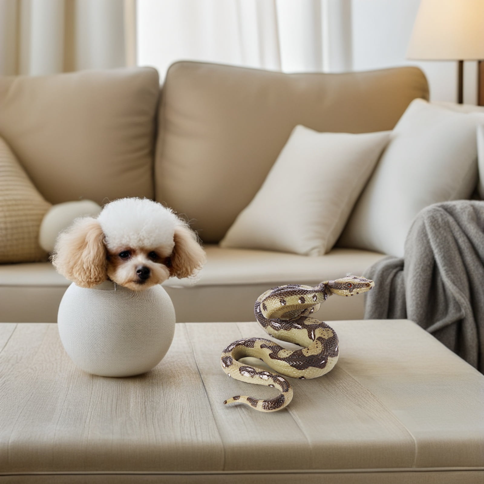 OUNONA Large Rubber Snake Toy 1Pack 5.9In - Walmart.com