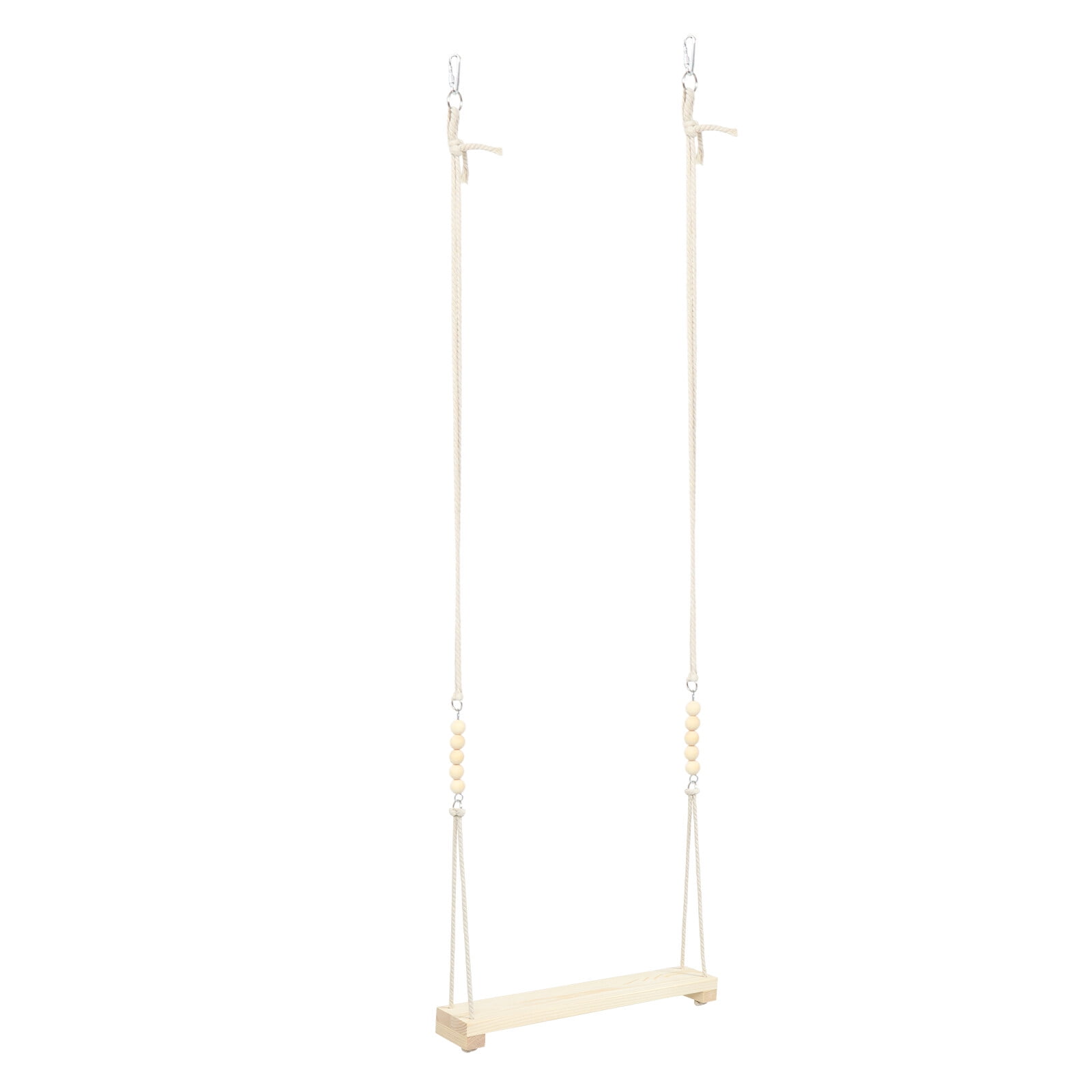 OUNONA Large Parrot Chicken Ladder Swing Perch Wood Stand Toy for ...
