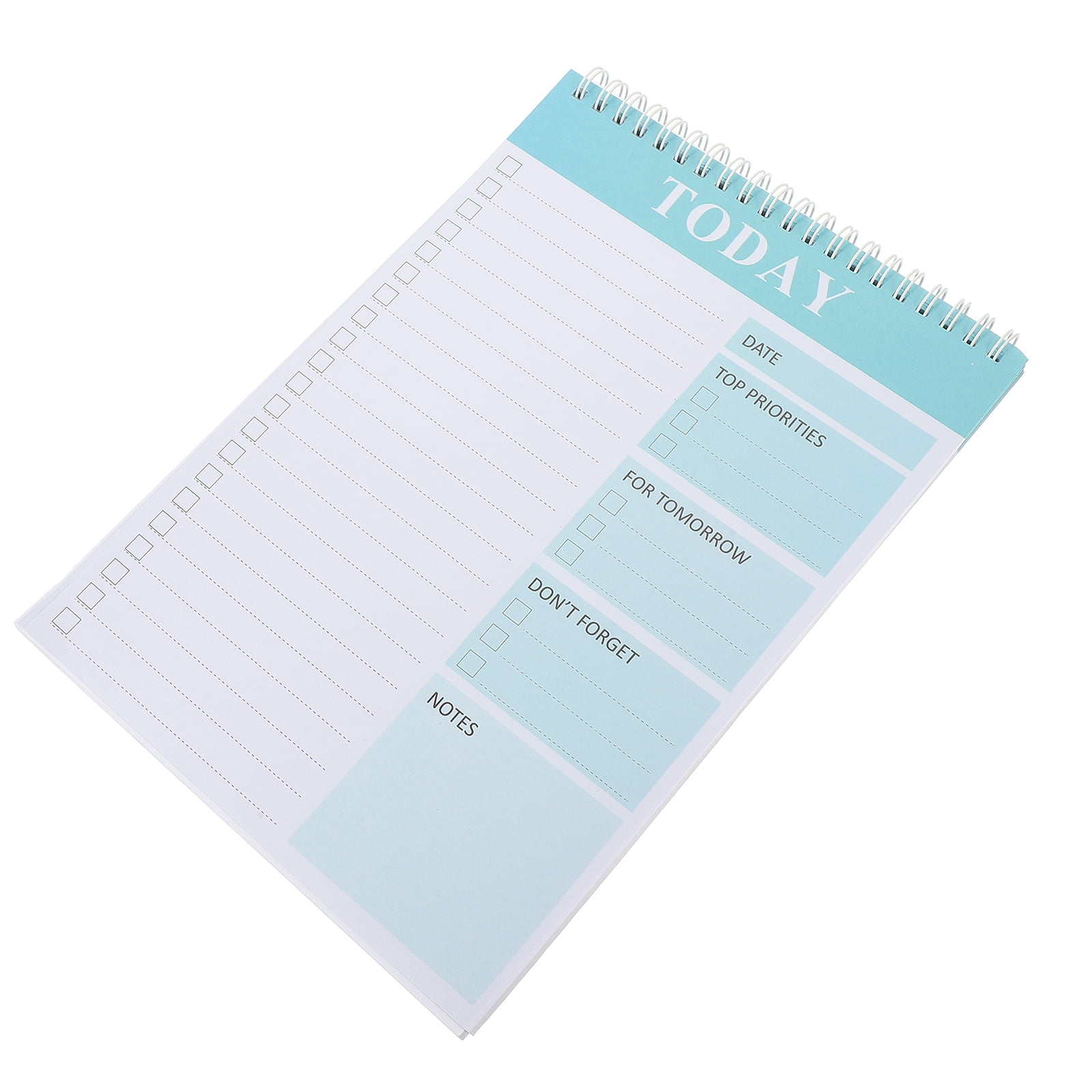 OUNONA Large Planner Daily Planner Wish List Notebook Office Work 25 ...