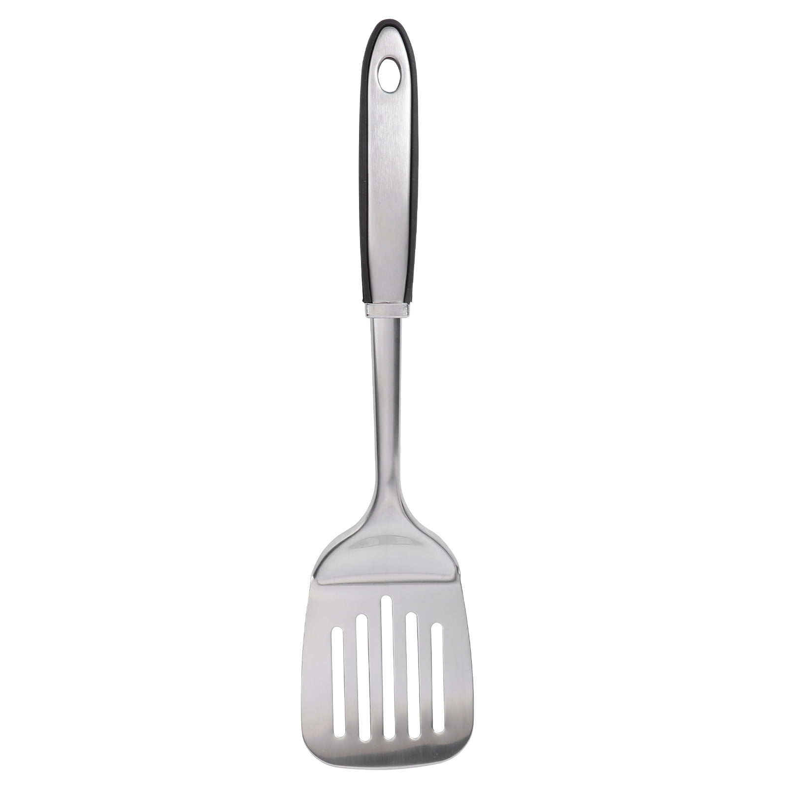 OUNONA Large Stainless Steel Slotted Turner Comfortable Grip Spatula ...