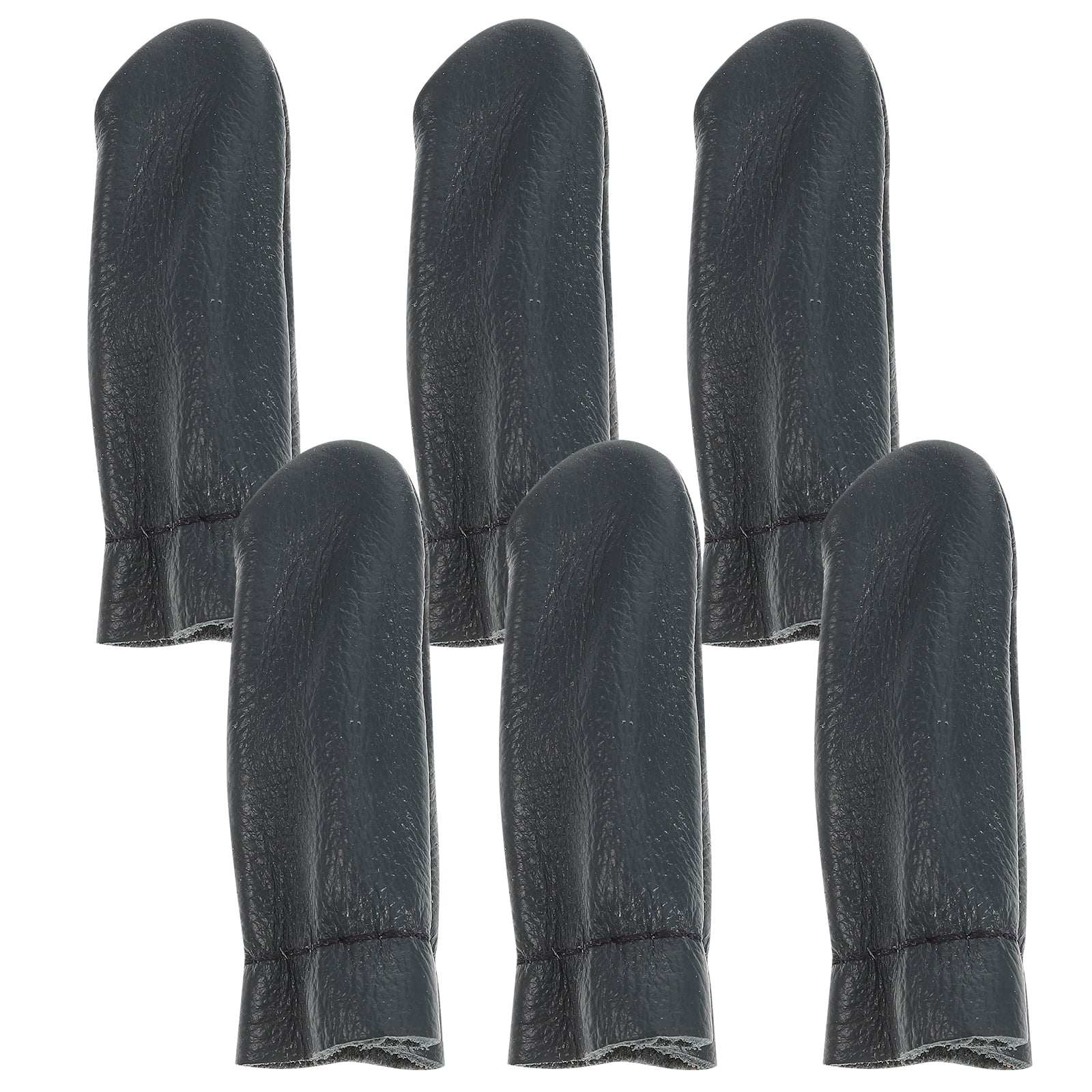 OUNONA Leather Finger Protectors for Sewing Craft Tool 6 Piece Set ...