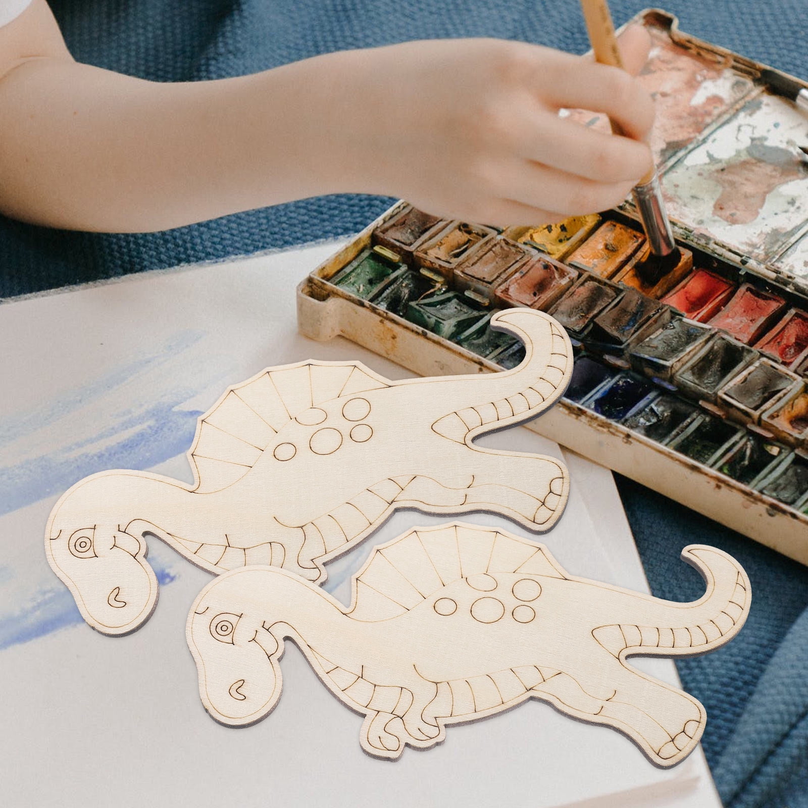 WEAVILUX Art Project Dinosaur Cutouts As Shown 10Pcs 4.32X2.36X0.08In ...