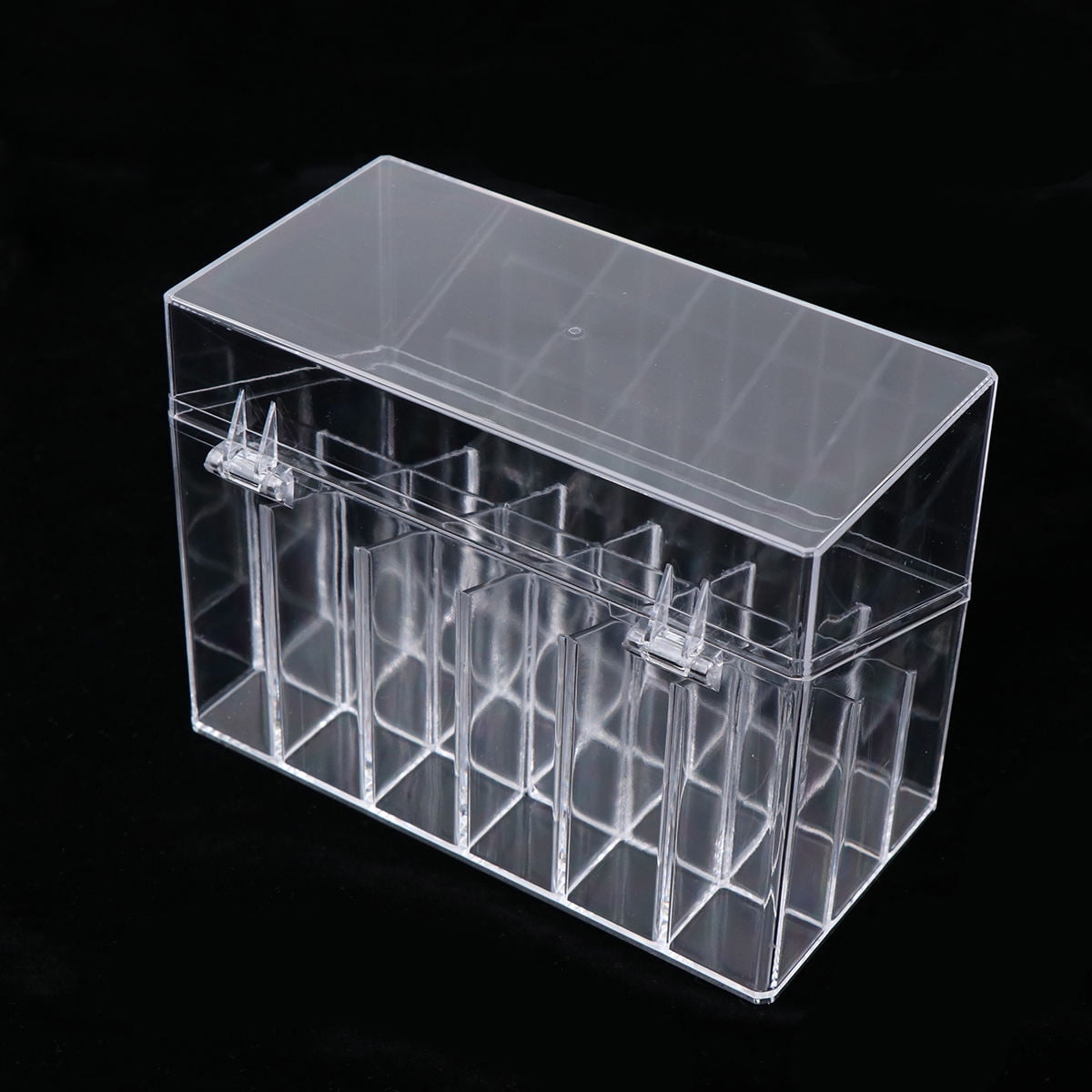 OUNONA Lipstick Gloss Organizer Women Storage Box Unit Flip Lid Case ...