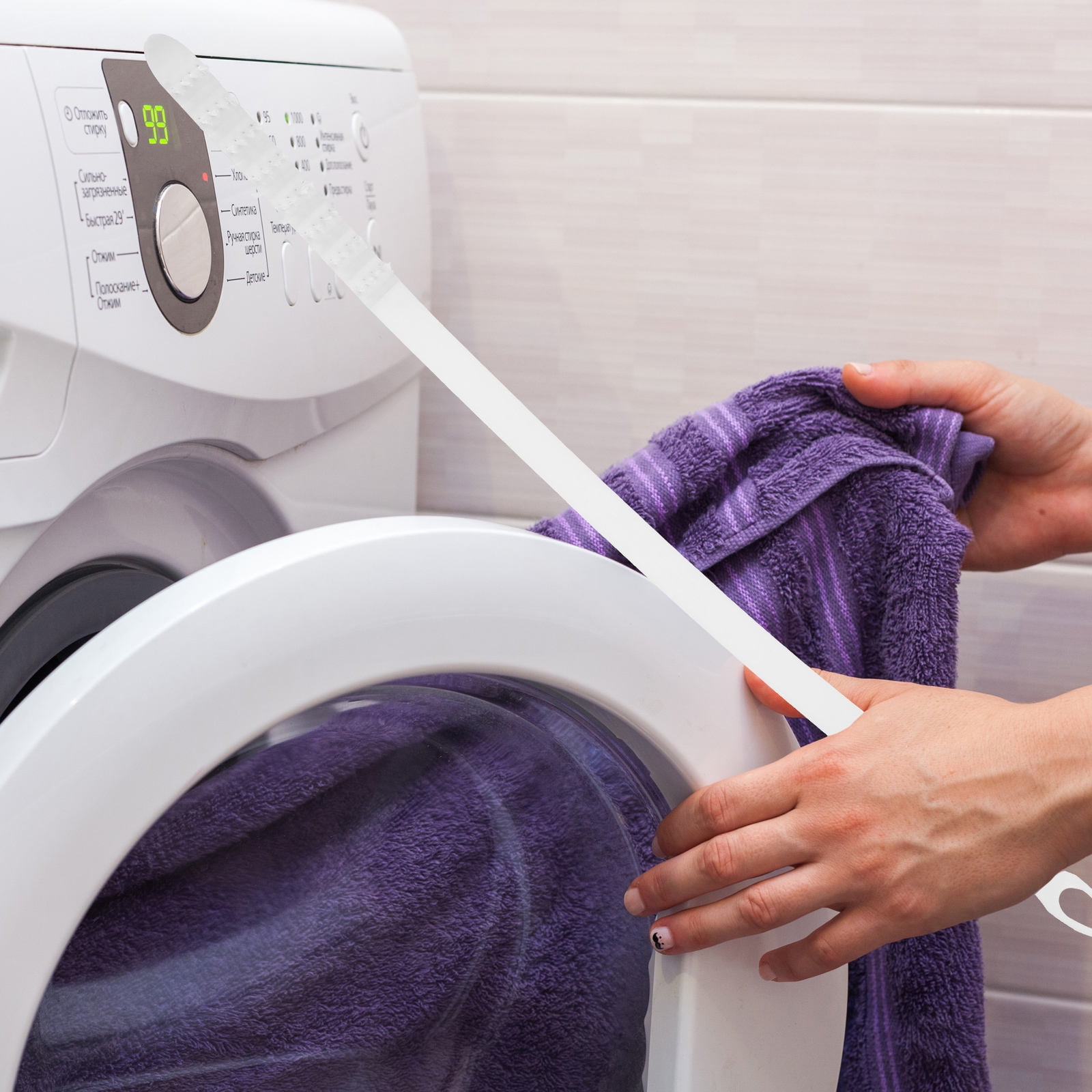 OUNONA Load Washer Cleaner Drum Washing Machine Brush Long Rolling ...