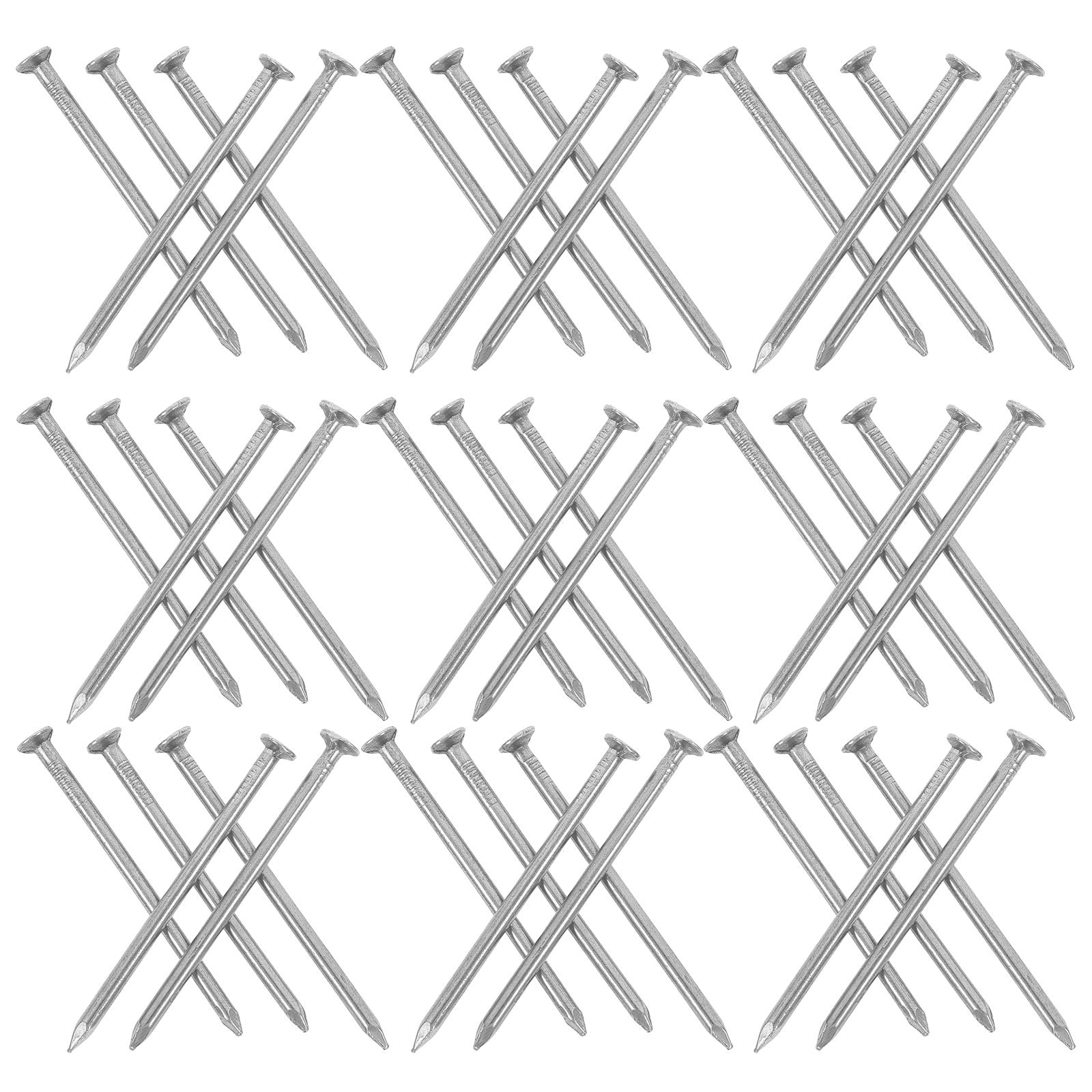 OUNONA Long Nails for Door Frames and Trim Made of Iron in Dark Grey ...