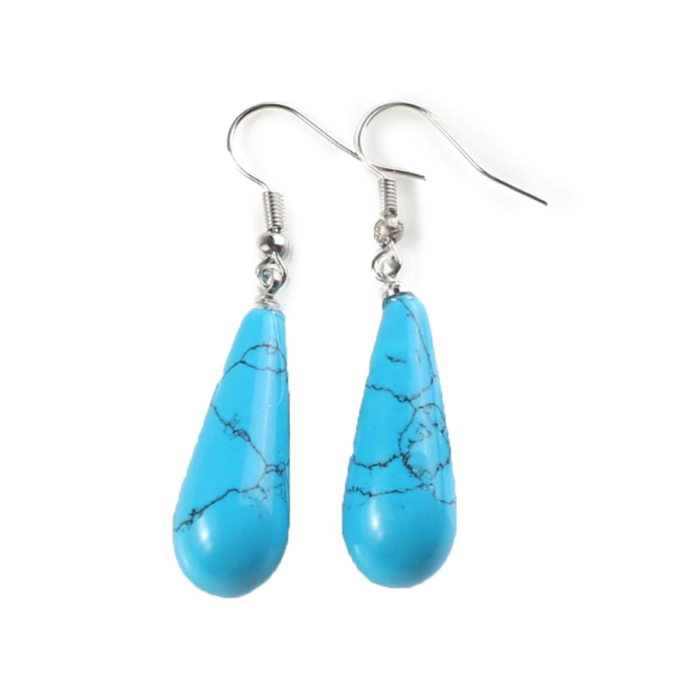 OUNONA Long Water Drop Earrings Exquisite Design Well-made Miss ...