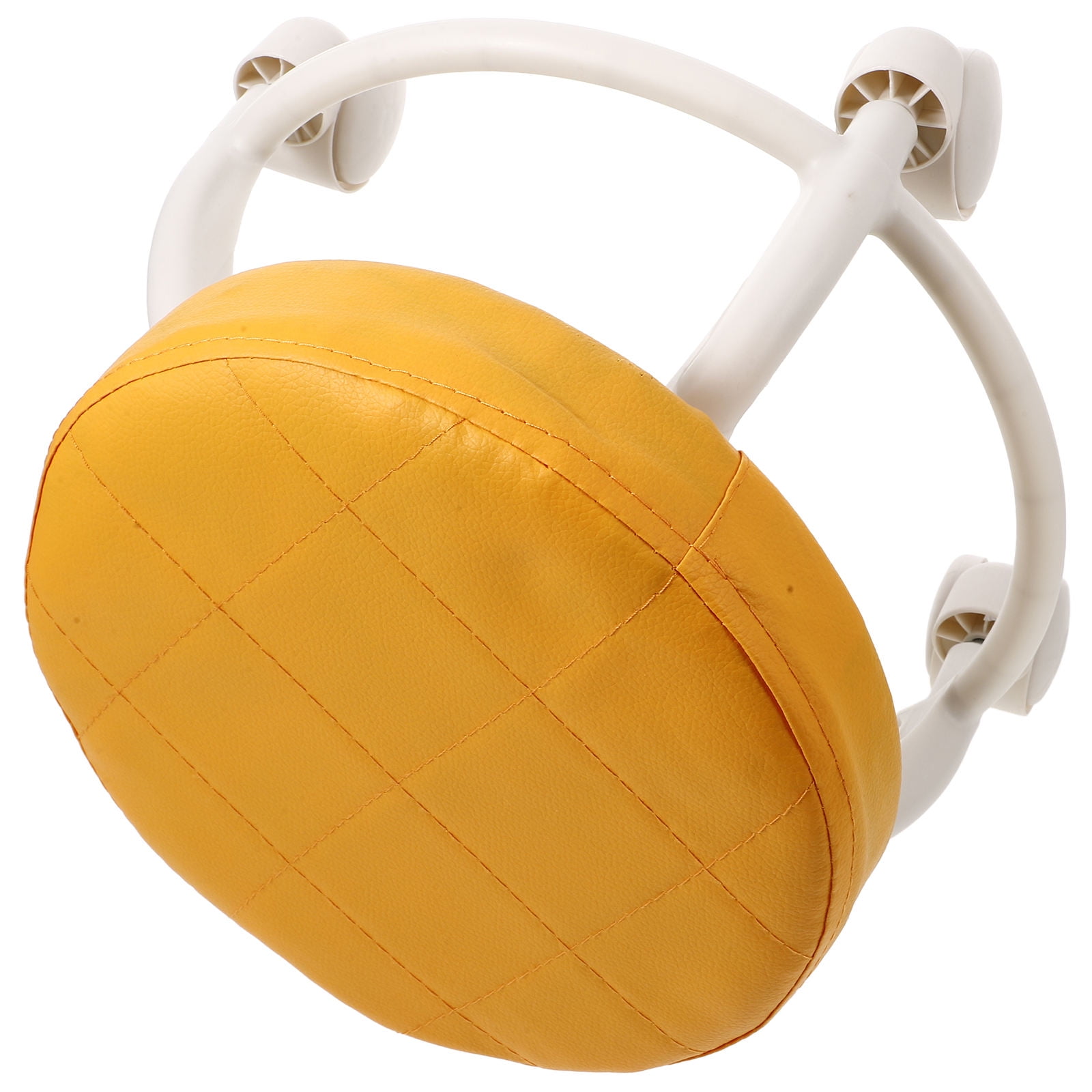 OUNONA Low Roller Round Seat Swivel Chair Heavy Duty Footrest Small 360 ...