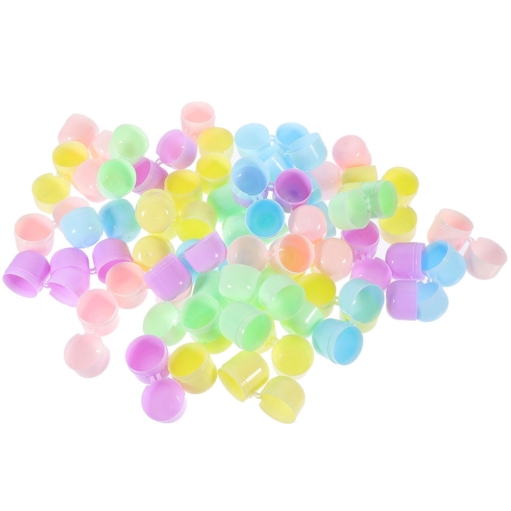 OUNONA Fillable Plastic Capsules for Toy Vending Machines Party Favors ...