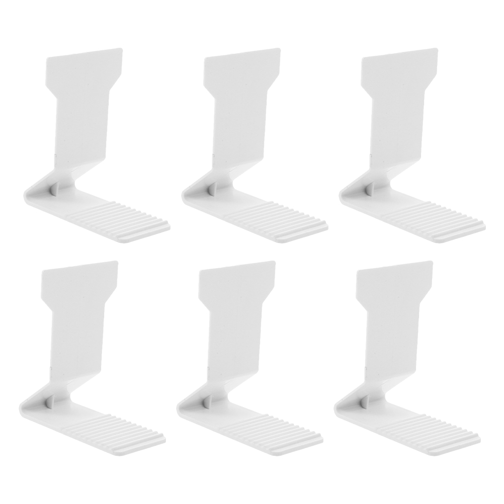 OUNONA MLINS 6pcs Anti Tip Magnetic Support Shelving Rack Display Stand ...