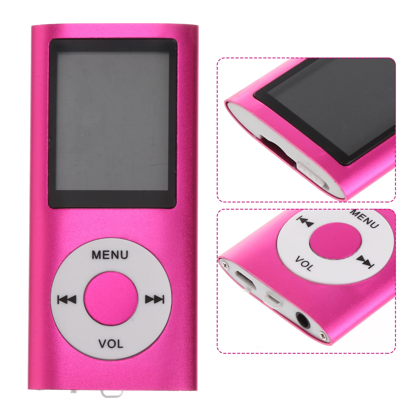OUNONA MP3/MP4 Player Compact Digital Music Video Player Photo Viewer Video and Voice Recorder ...