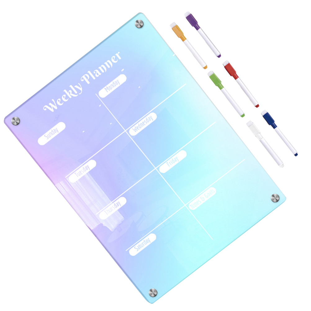 OUNONA Magnetic Chart for Refrigerator Tabletop Writable Board Office ...