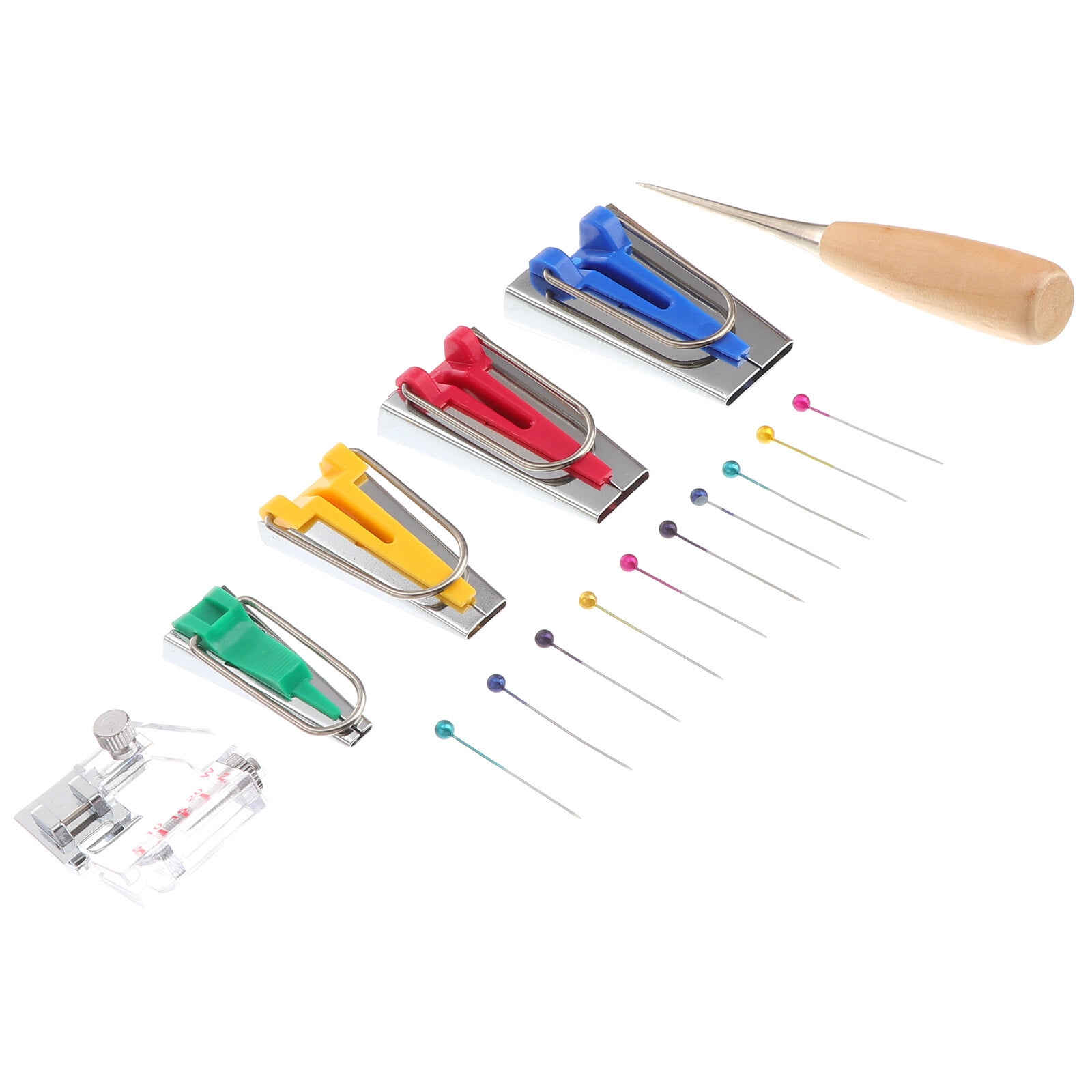 OUNONA Maker Sewing Edge Wrapper Set Bias Tape Fabric Binding Tool ...