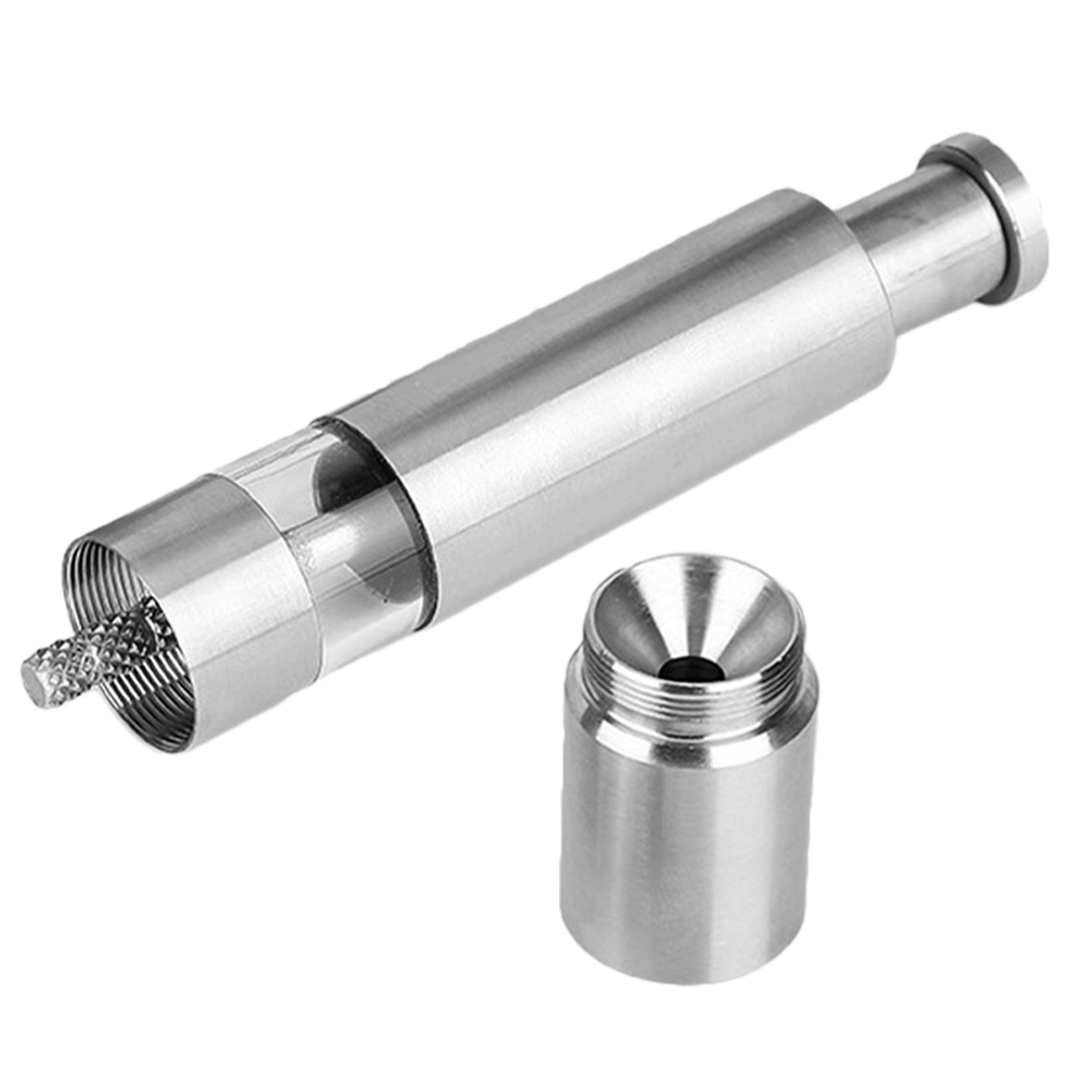 OUNONA Manual Thumb Push Button Stainless Steel Pepper Grinder ...