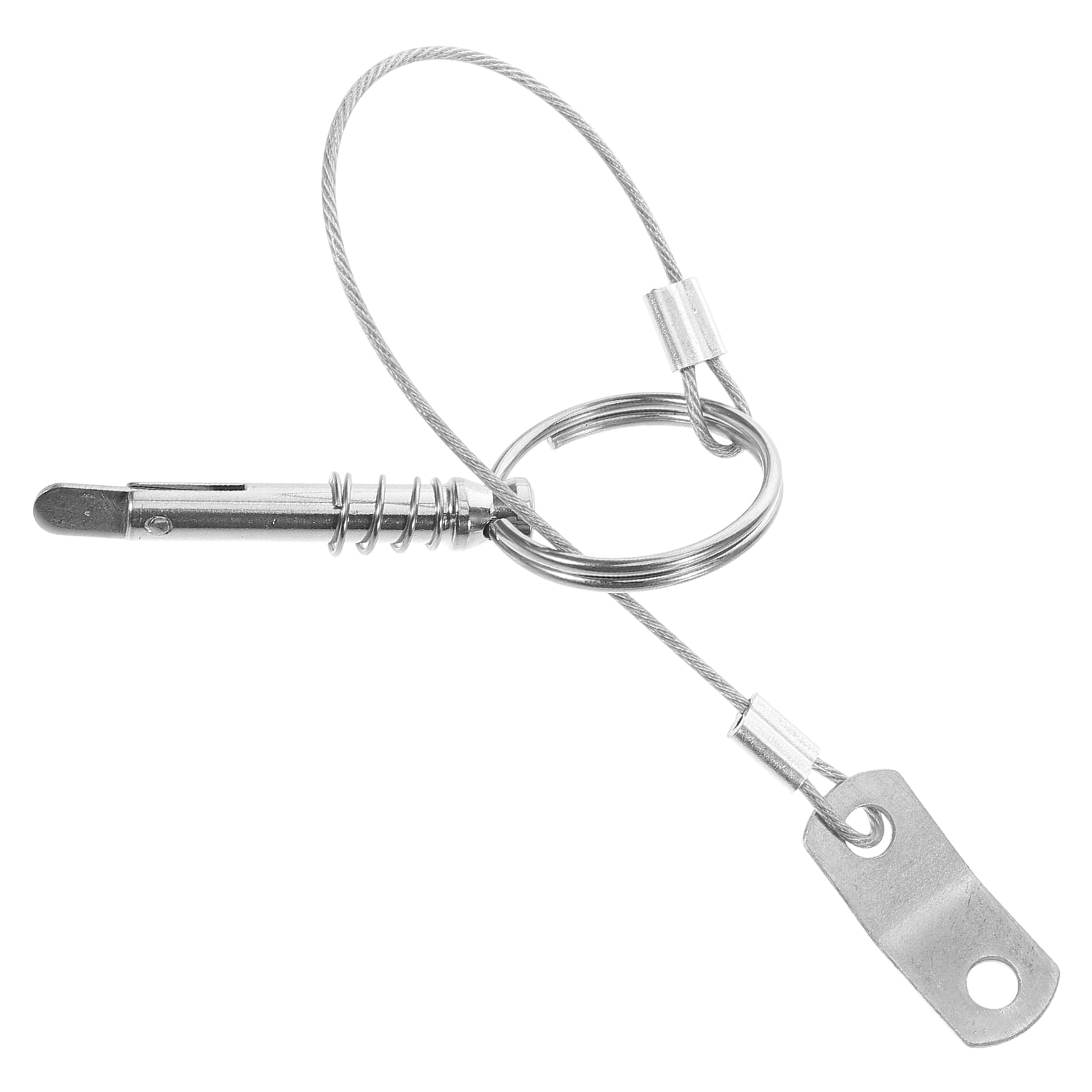 OUNONA Marine Stainless Steel Tongue Pin With Lanyard Safety Detent Pin ...
