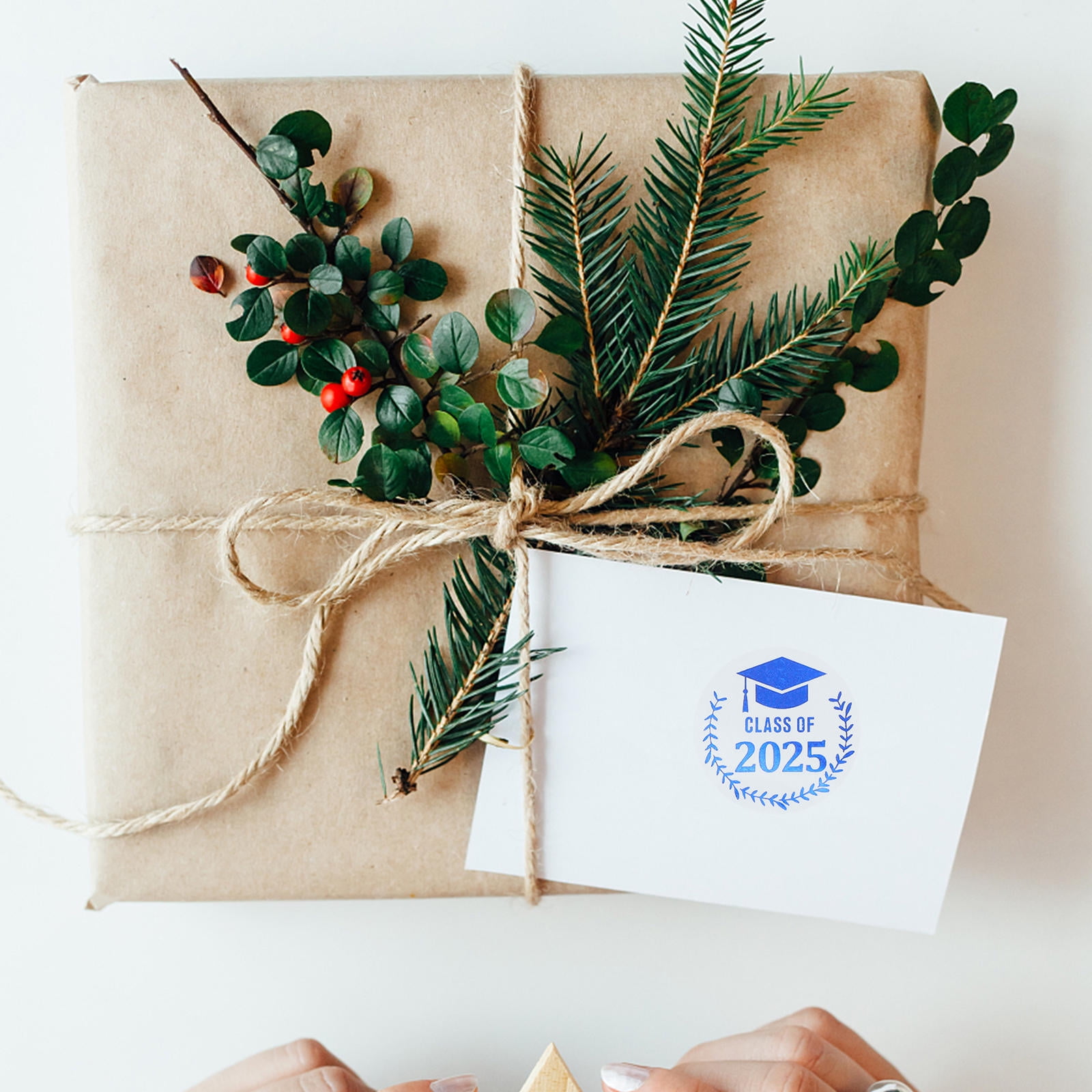 OUNONA Masteelf 10 Sheet Graduation Hat Stickers Decals 2025 Gold Foil ...