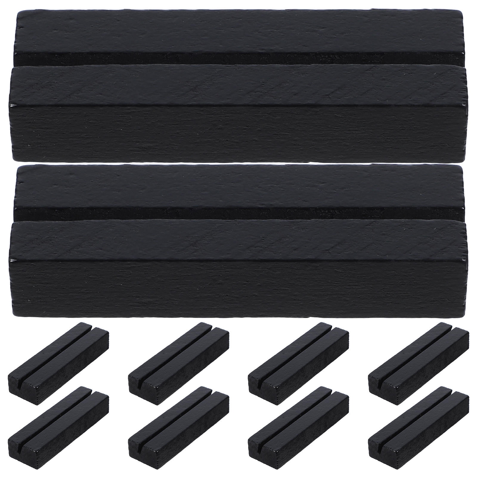 OUNONA Masteelf 10pcs Wooden Stand for Name Card Display Base Photo ...