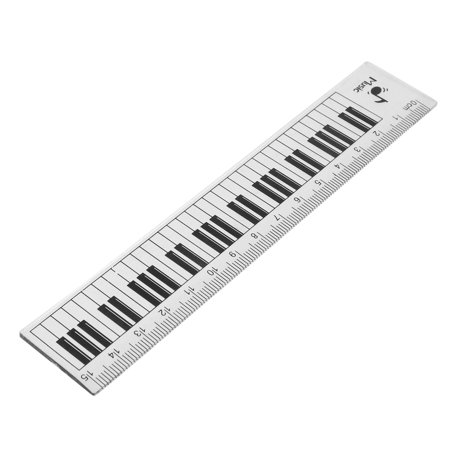 OUNONA Math Ruler Measuring Tool Geometry Tool Piano Keyboard Math ...