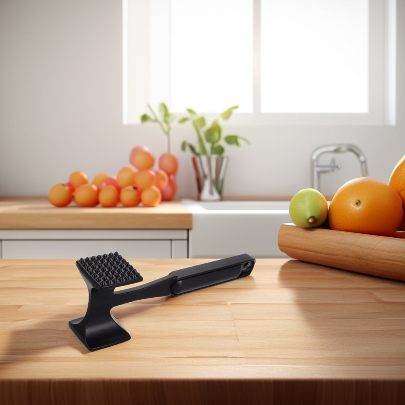 OUNONA Meat Tenderizer Mallet Dual-Sided Meat Hammer Meat Pounder ...