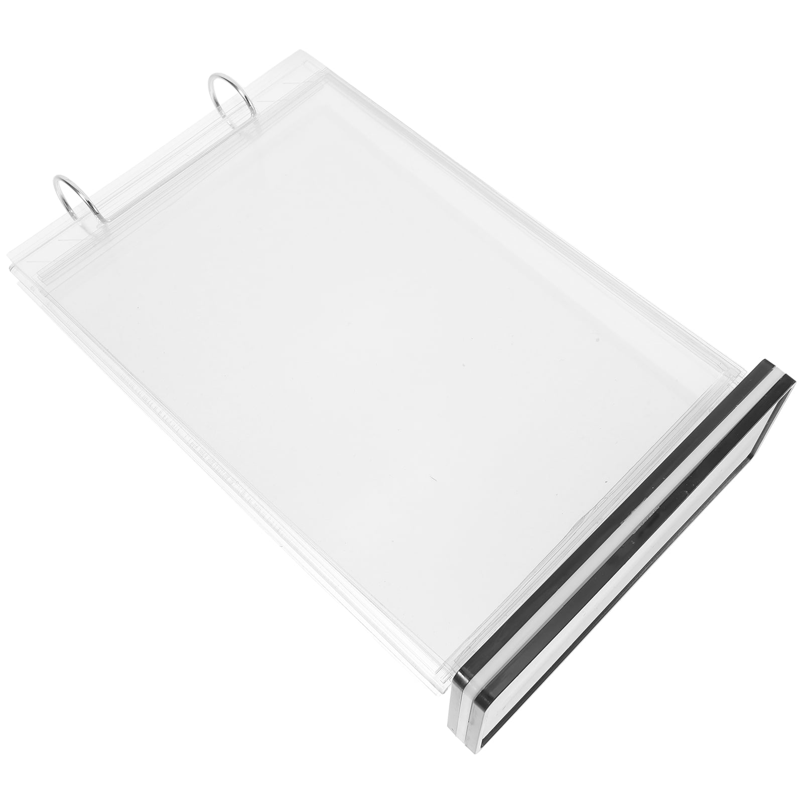 OUNONA Menu Stands For Display A4 Vertical 6 Pages Clear Flyer Stand ...