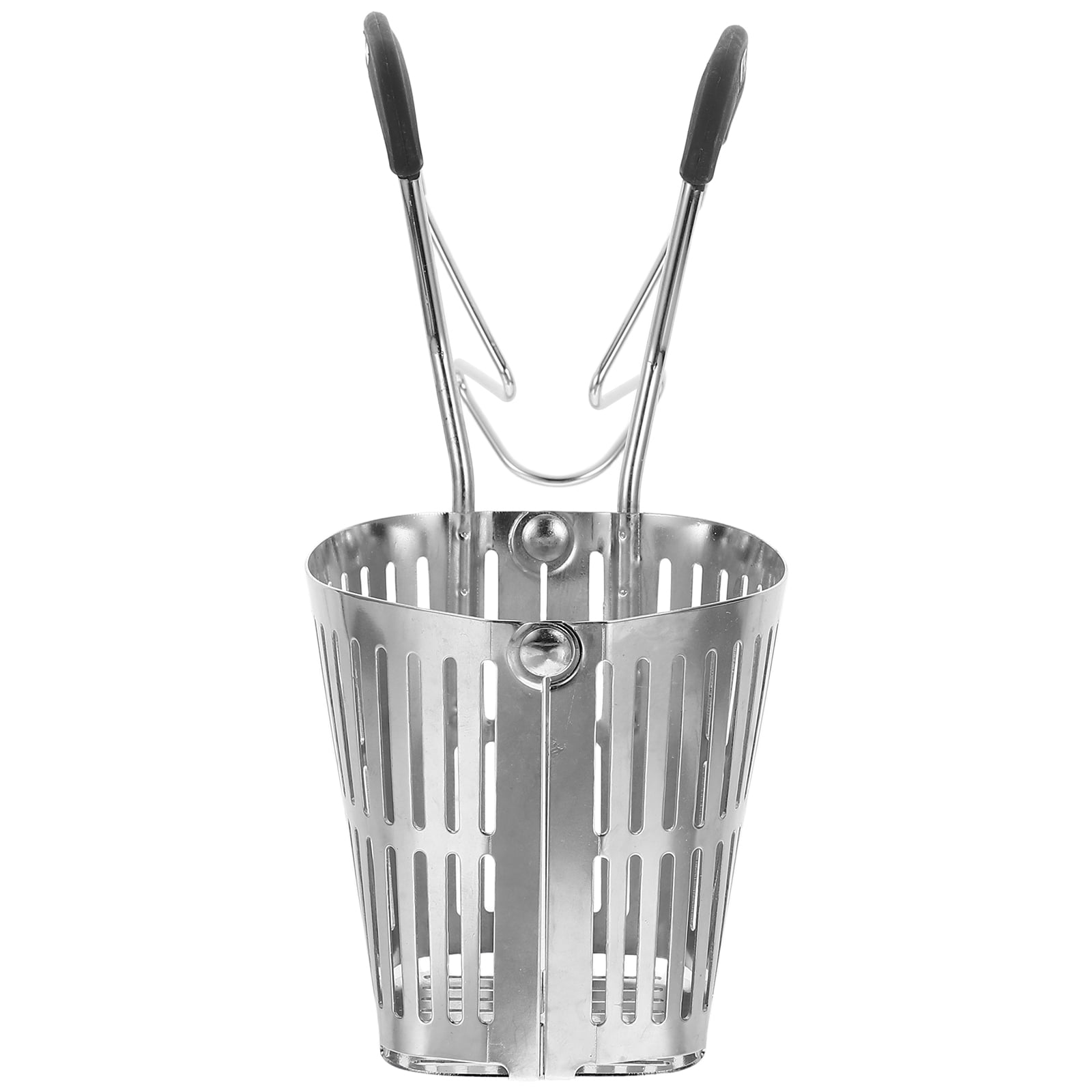 OUNONA Mesh Pasta Strainer Basket with Handle Square Stainless Steel ...