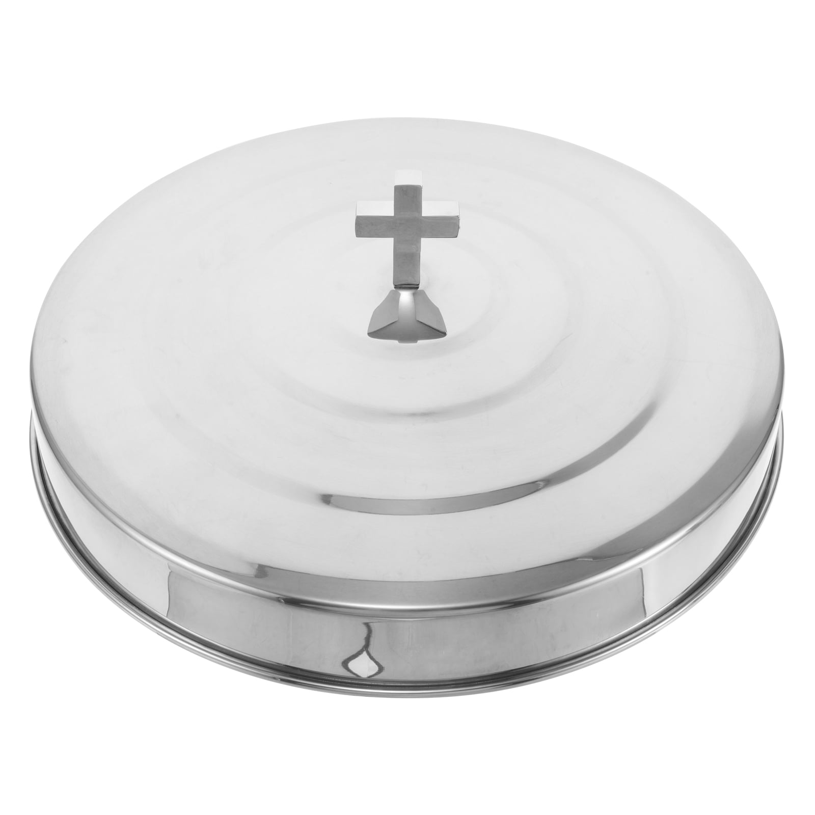 OUNONA Metal Communions Plate Food Pan Stainless Steel Religious Plate ...