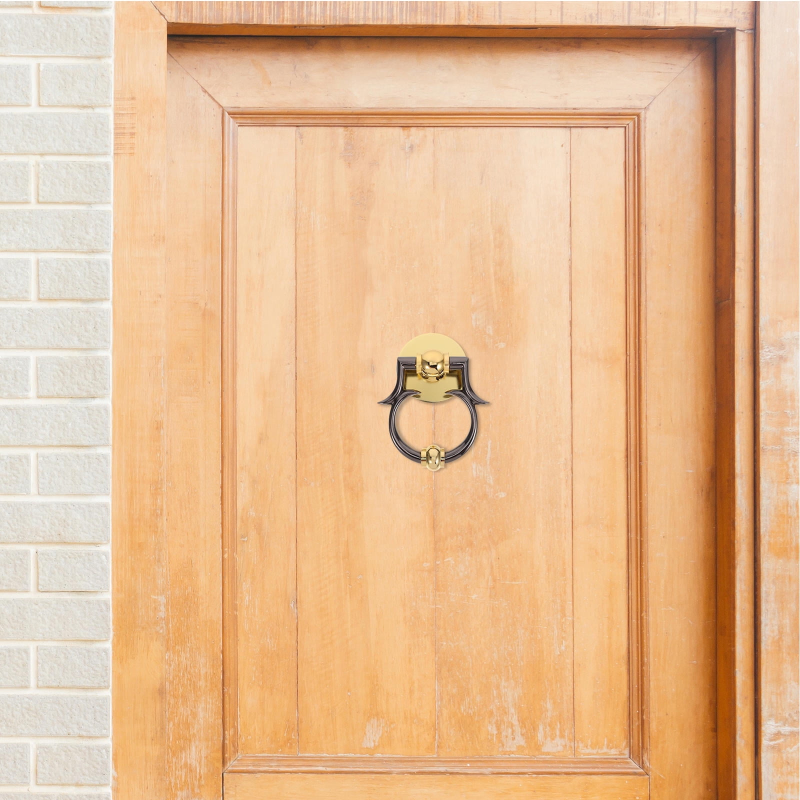 OUNONA Metal Door Knocker Decorative Front Door Gate Knocker Door ...