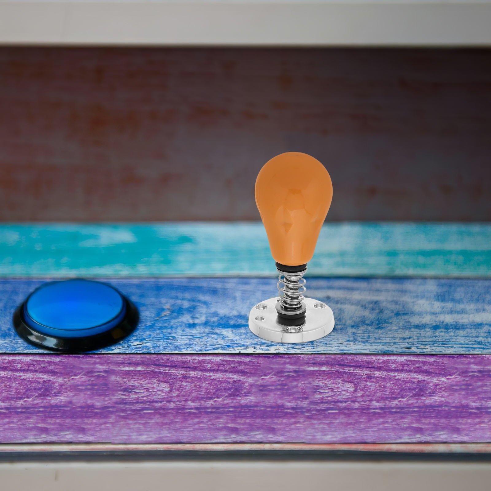 OUNONA Metal Pinball Machine Rod Mini Pinball Machine Shooter Game ...