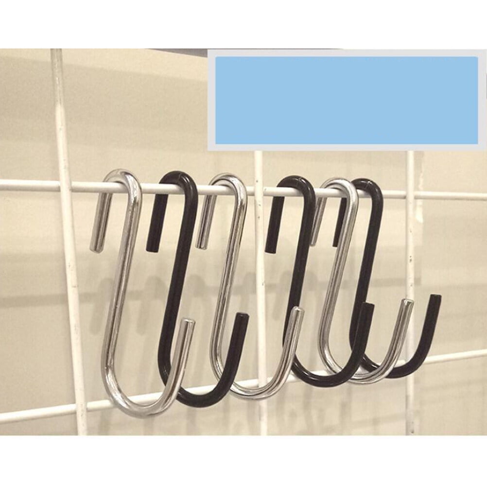 OUNONA Metal S Hooks for Hanging Pots Pans and Utensils in Kitchen ...