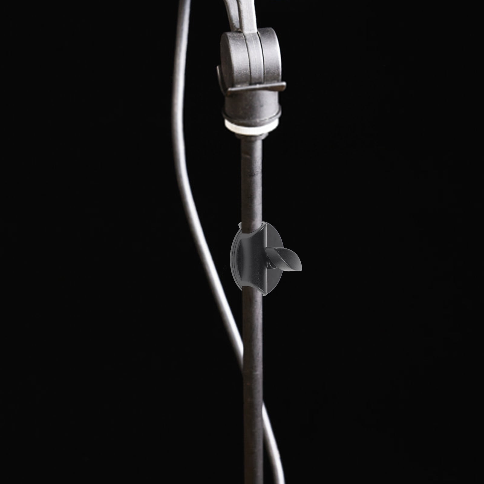 OUNONA Stage Mic Clamps Microphone Arm Stand Clips Black 2pcs - Walmart.com