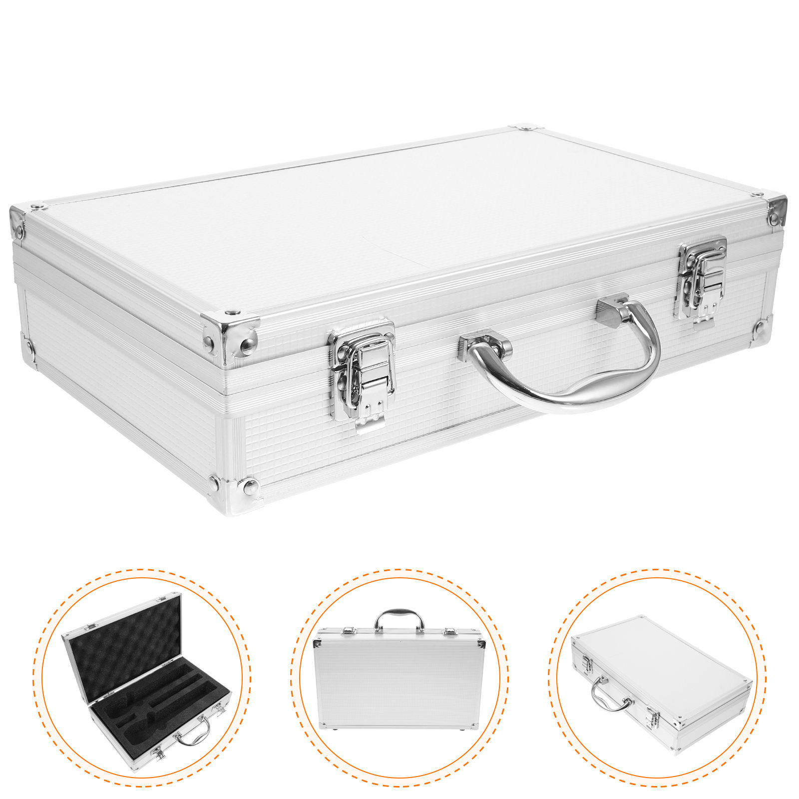 OUNONA Microphone Carrying Case Microphone Storage Box Portable ...