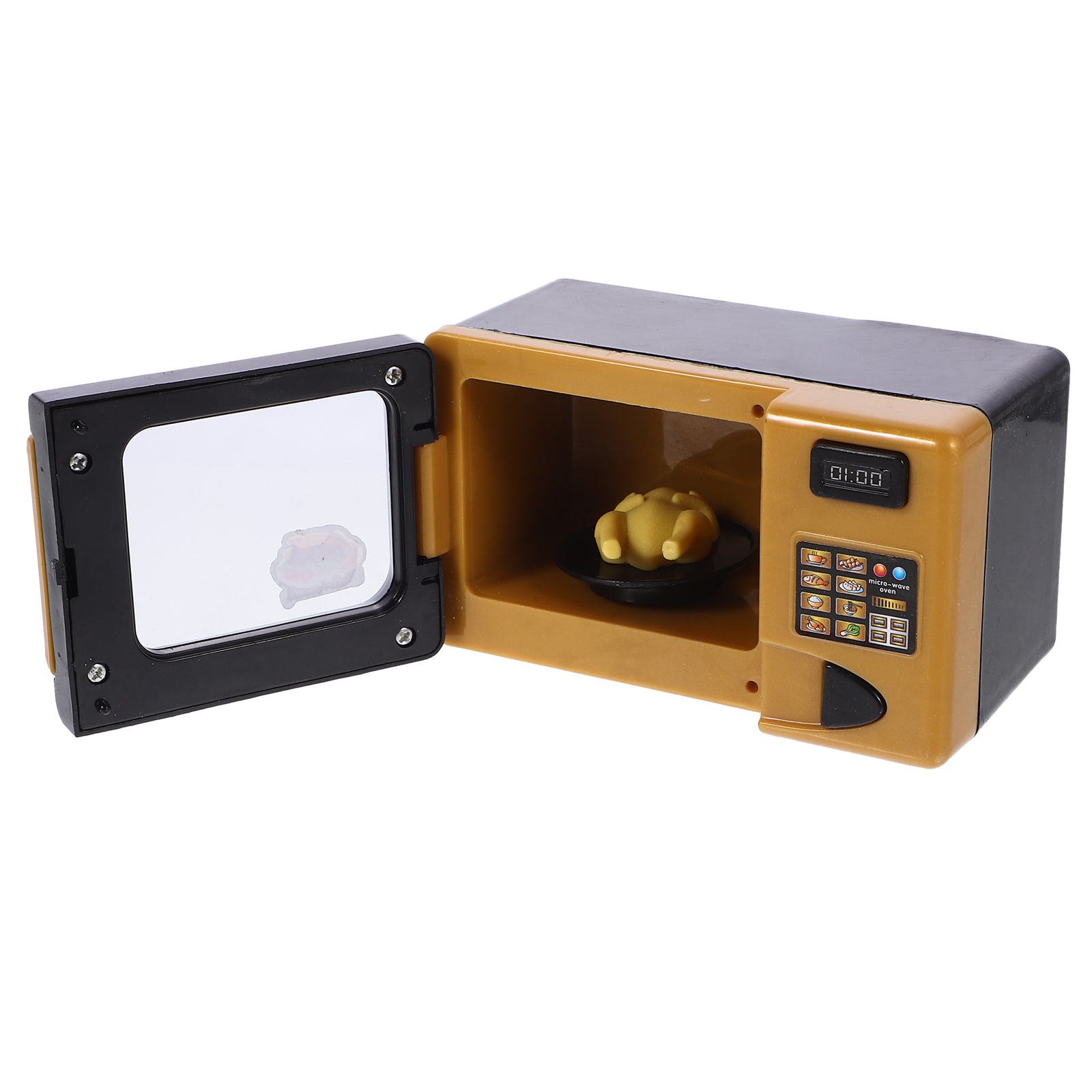 CATIEBYE Kids Kitchen Toy Microwave Oven Toy Plastic 1Set - Walmart.com