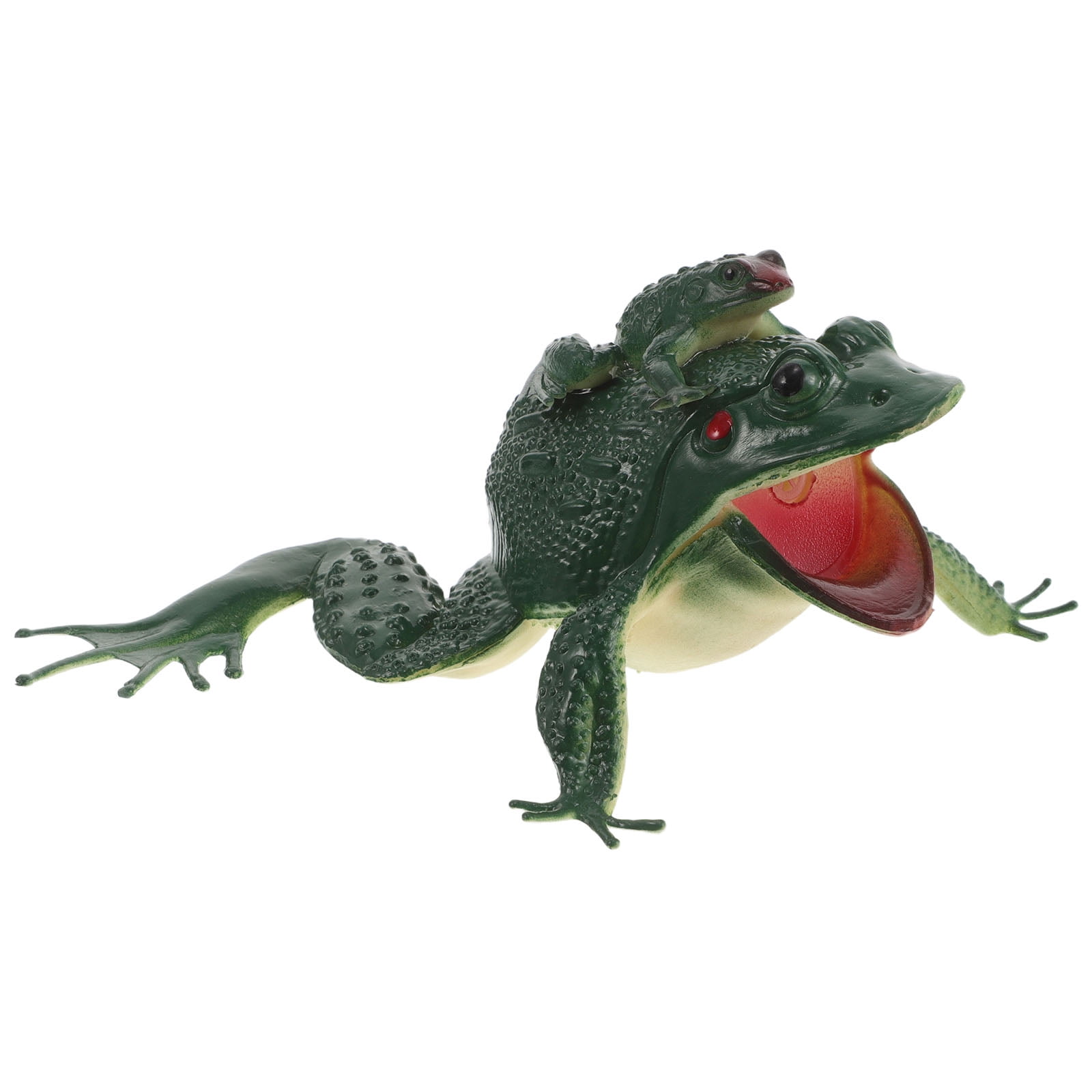 OUNONA Mini Frog Figurines Realistic Squeeze Toy For Kids Soft Squishy ...