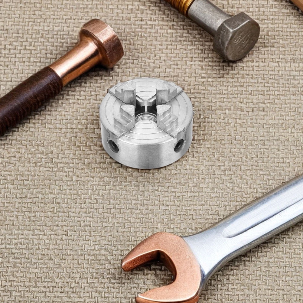 OUNONA Mini Manual Lathe Chuck With Four-Jaw Design For Diy Clamping ...