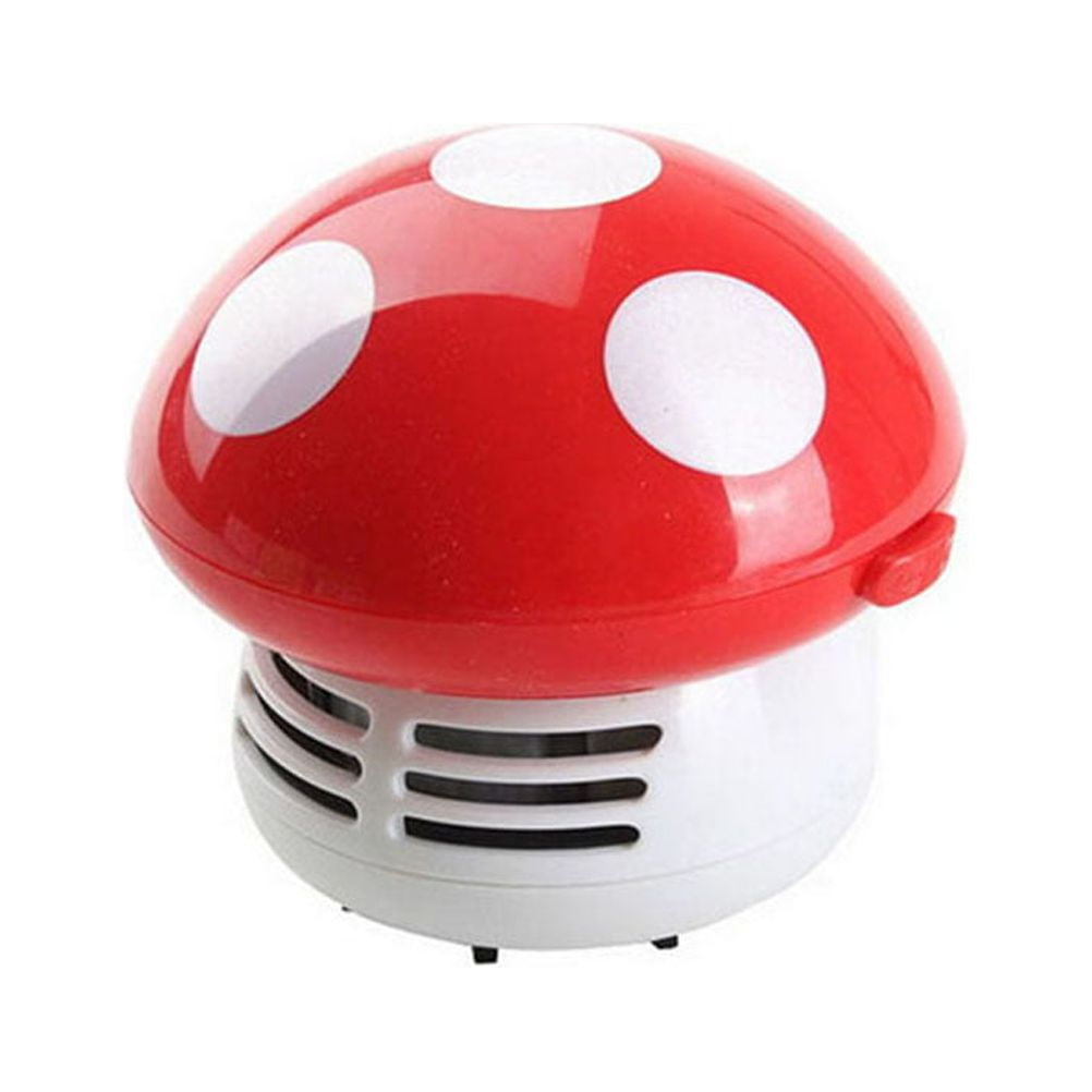CATIEBYE Mini Mushroom Electronic Tabletop Cleaner Red Compact Desktop ...